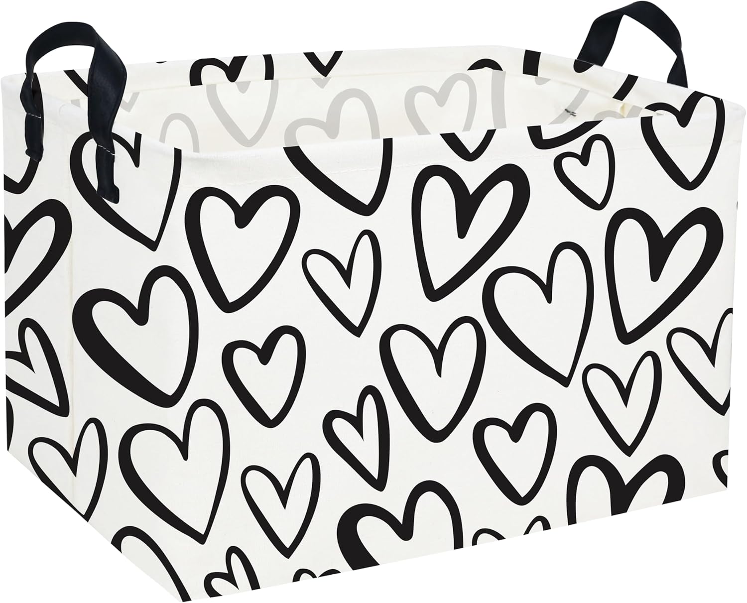 Amazon.com: Essme Rectangular Heart Basket Gift Storage Box,Heart ...