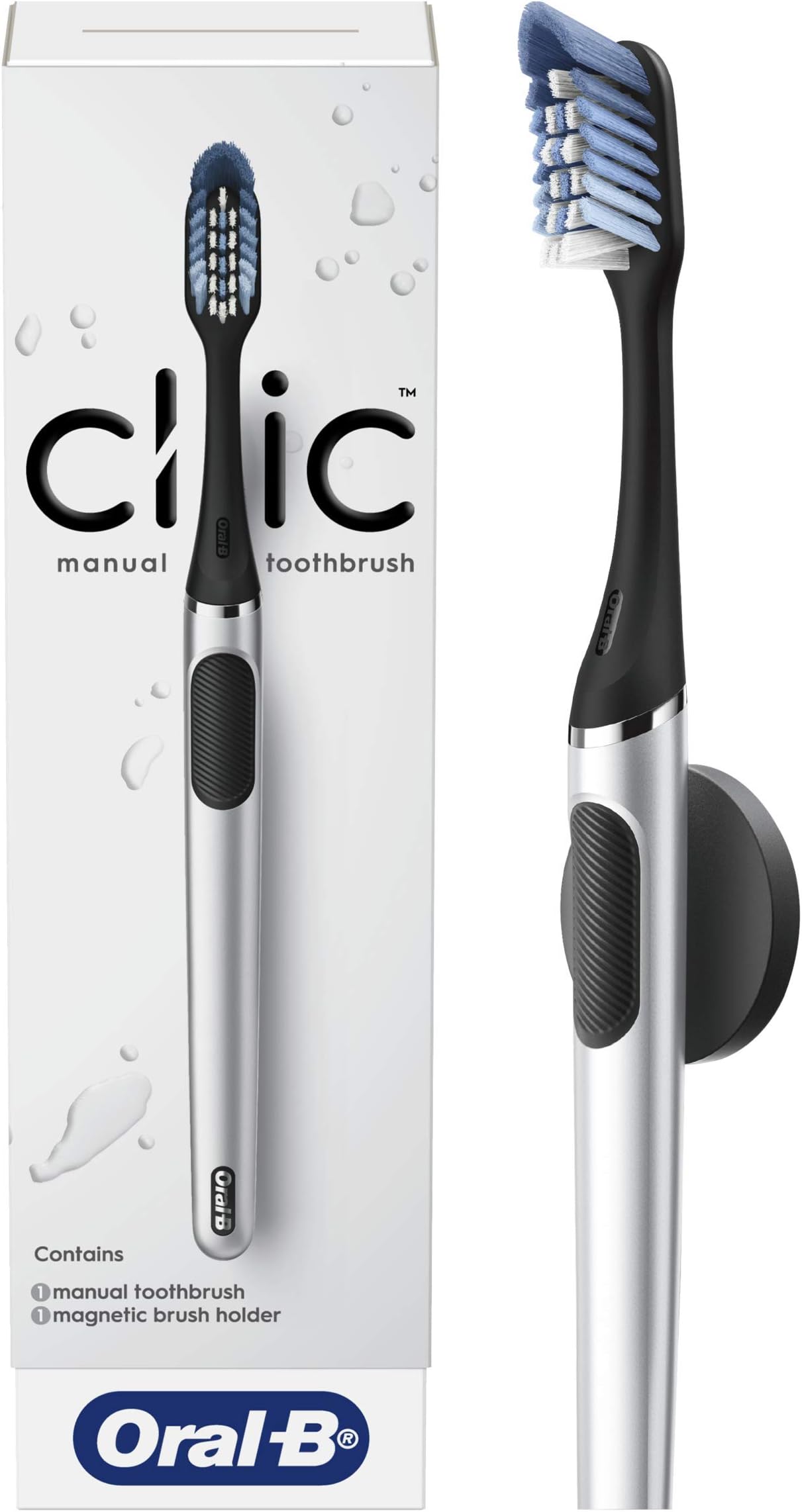 Amazon.com: Oral-B Clic Toothbrush, Alaska Blue, with 1 Replaceable ...