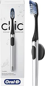 Amazon.com : Oral-B Clic Manual Toothbrush with Magnetic Brush Holder ...