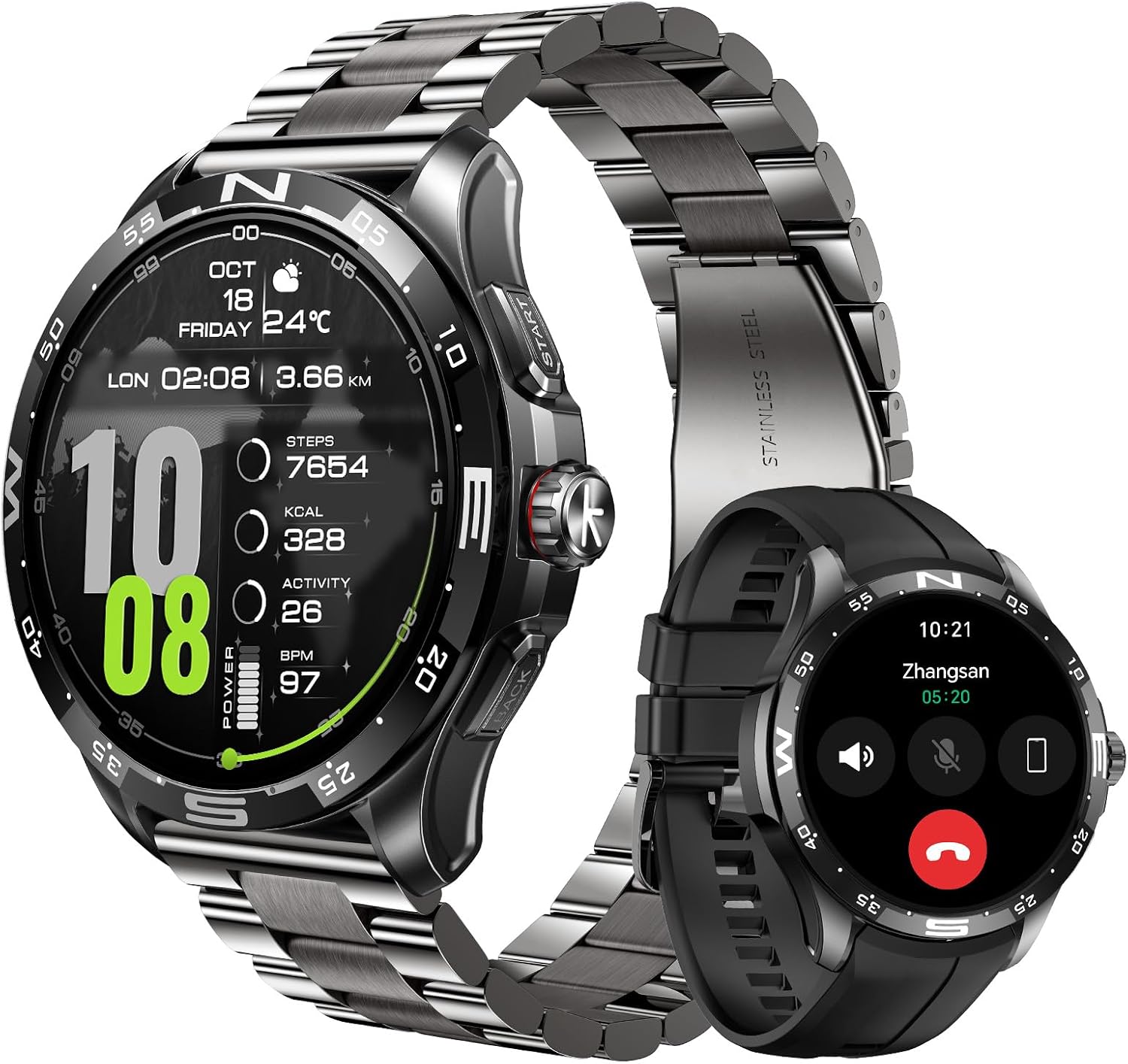 Kieslect Actor Ultra – Flagship Smartwatch with Dual GPS, 1.6'' LTPO ...
