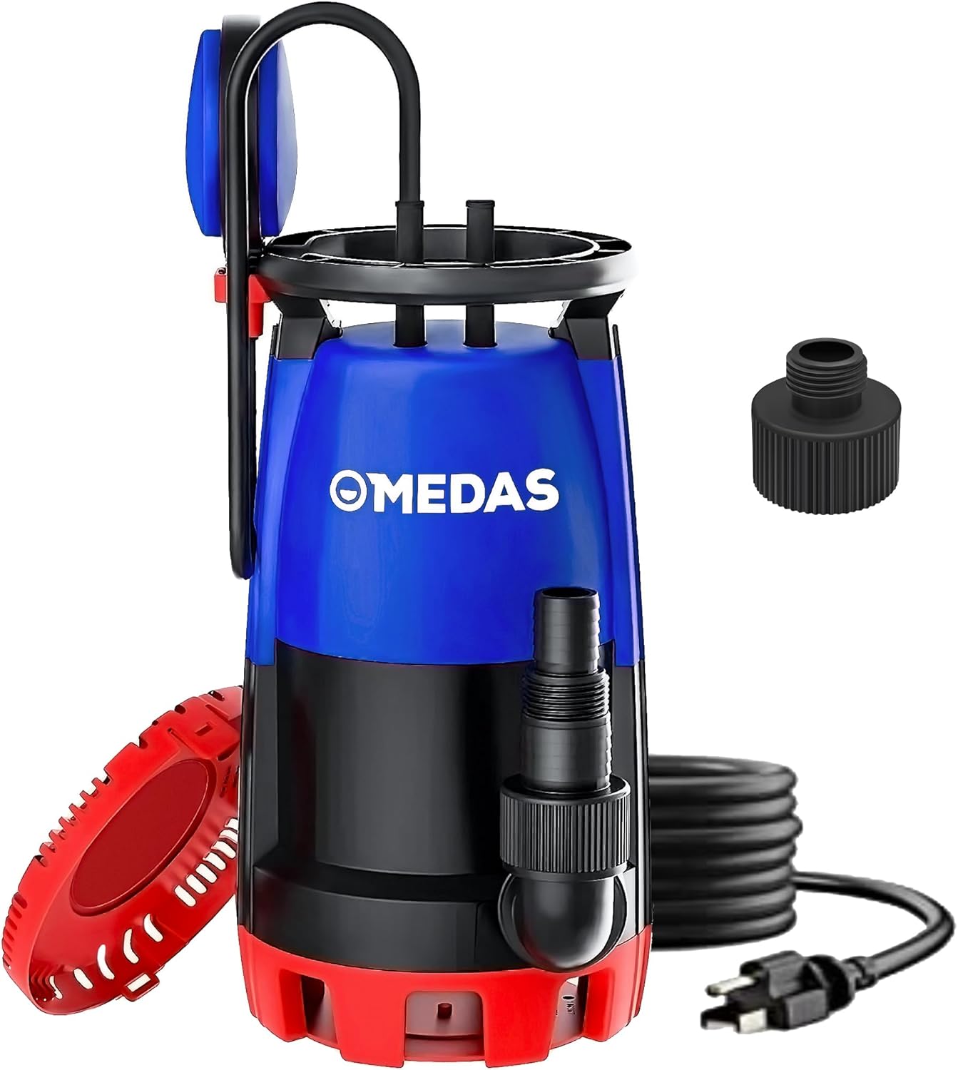 MEDAS 3-in-1 750W Electric Submersible Pump for Ponds, Pools and Drain ...