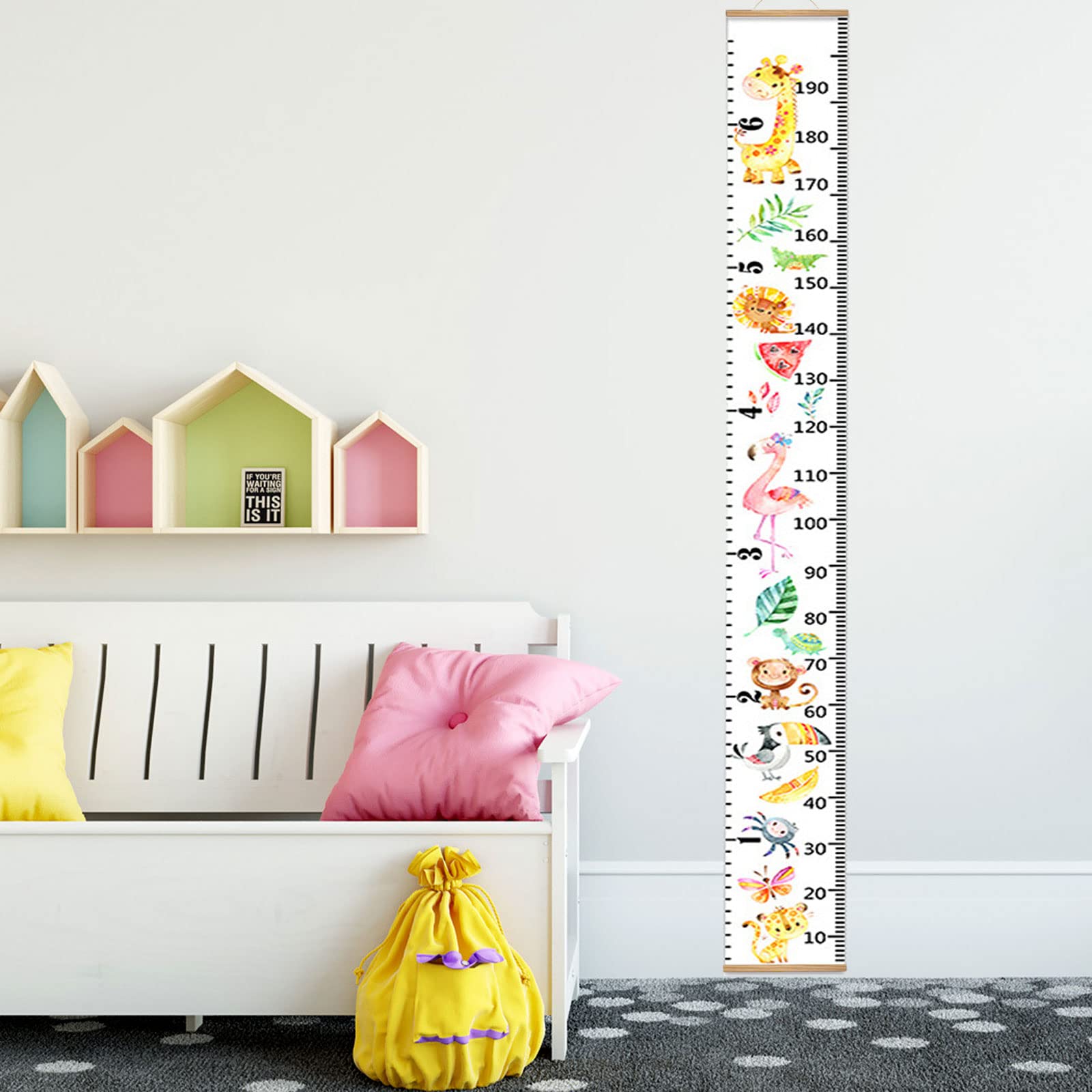 Snapklik.com : Growth Chart For Kids, Wall Sticker Removable Height ...