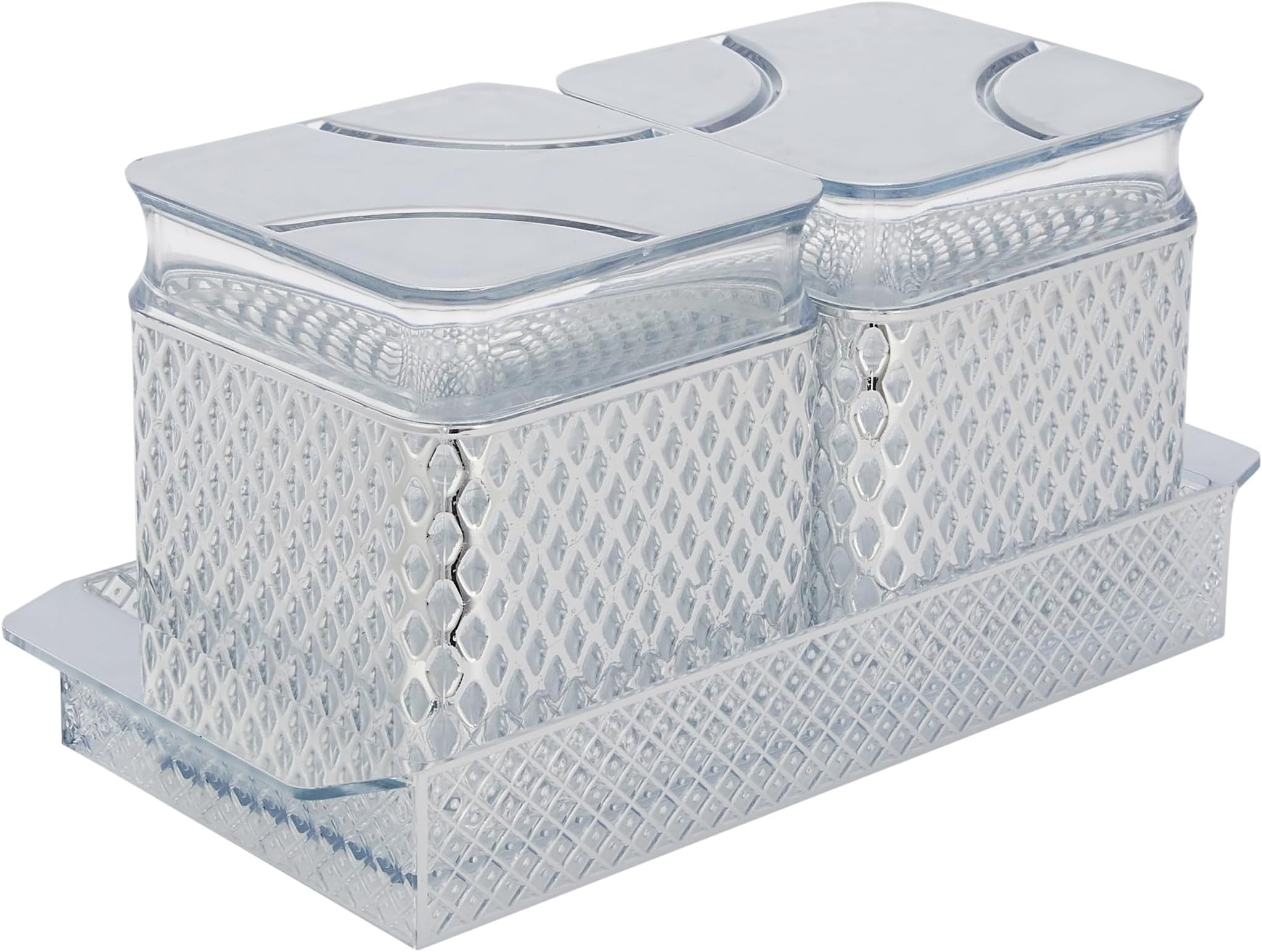 Buy ASIAN Plastowares Utility Star Storage Containers Set of 4, (500 Ml x 2, 800 Ml, 1800 ml ...