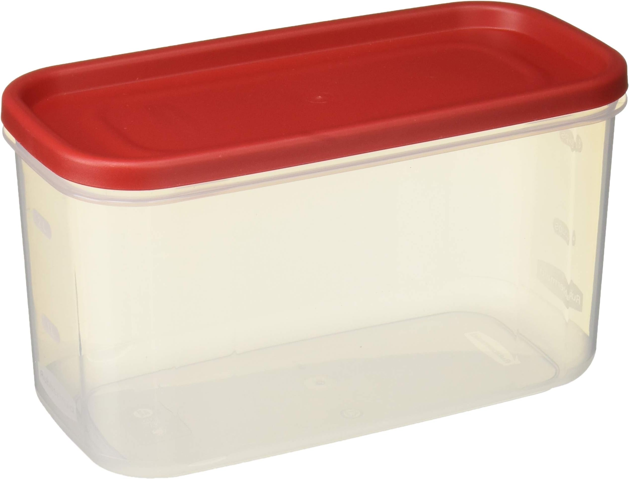 Amazon.com - Rubbermaid 1.1 Gallon Plastic Food Canister, 6.4" x 6.4" x ...