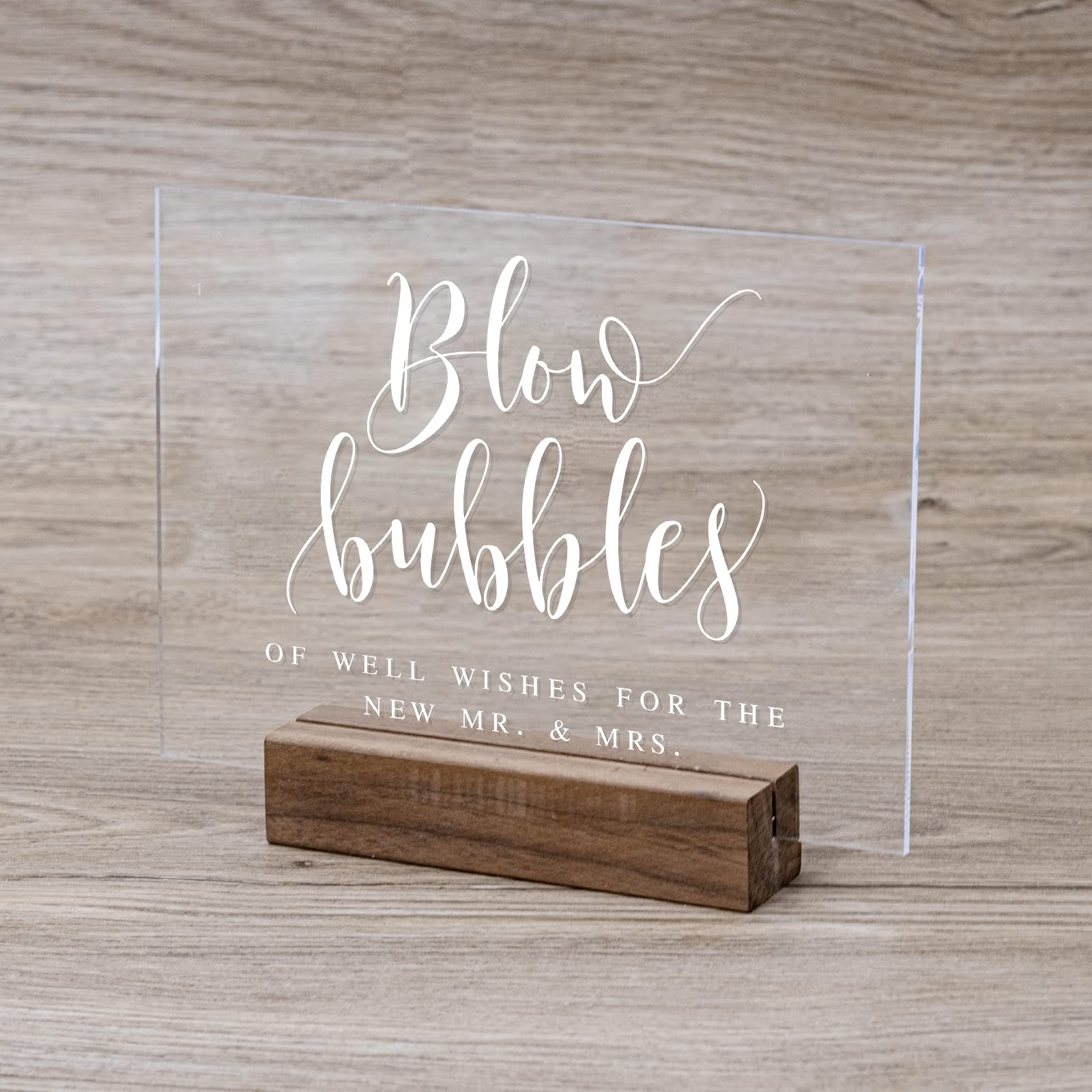 Bubble Holders Wedding