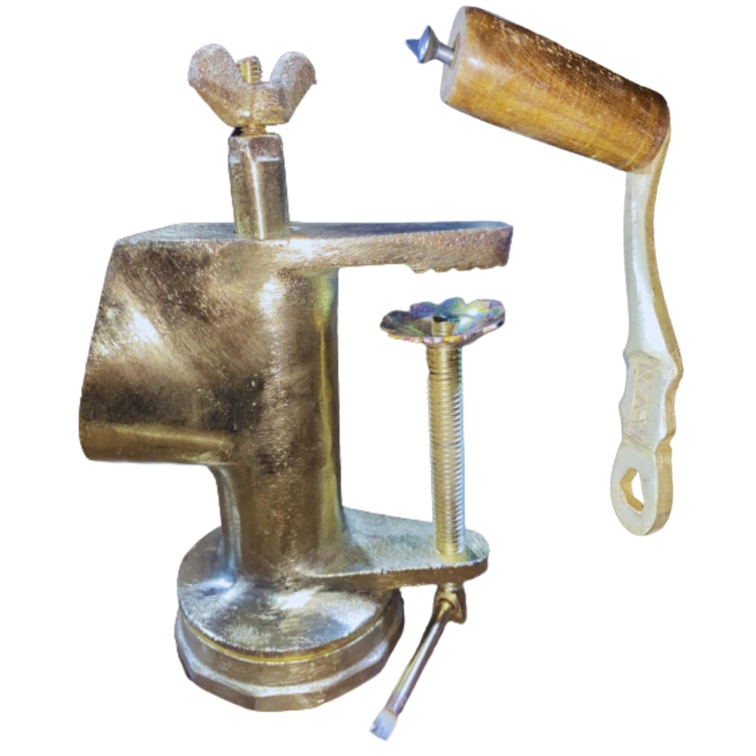 Buy Naveen Cast Iron (Brass Color Plated) SEWIAN Machine Sev Maker (Jet ...