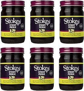 Stokes – Sticky Pickle Jar 430g - Pack of 6 : Amazon.co.uk: Grocery