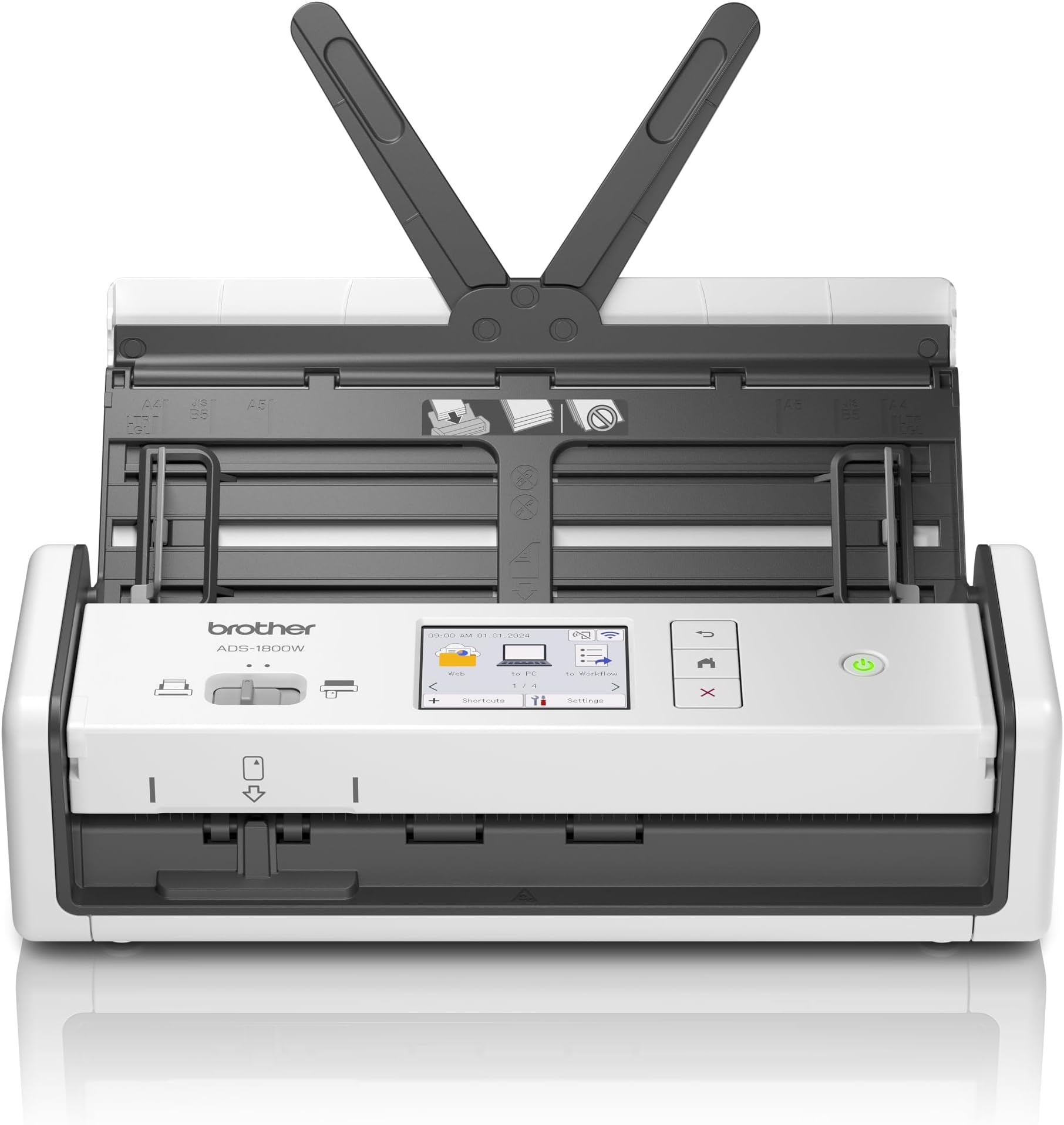 Brother ADS-1800W - Scanner sans Fil- Compact et Portable : Amazon.fr ...