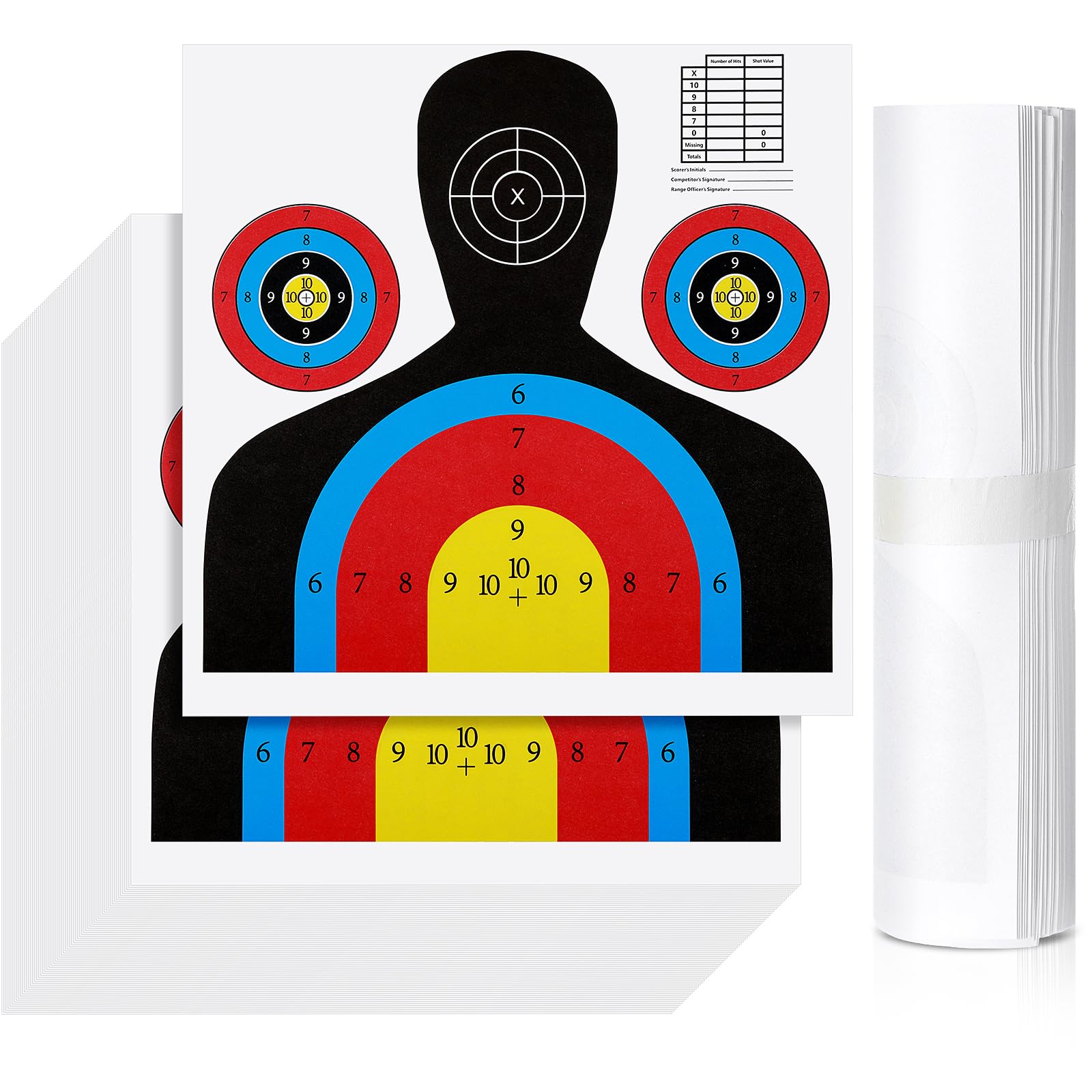 Snapklik.com : Fainne 200 Sheets Paper Shooting Range Targets For ...