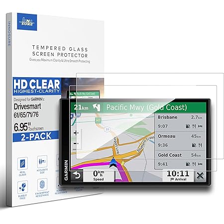 Amazon.com: INNOSURE [2-PACK] Designed for Garmin DriveSmart 61 65 71 ...