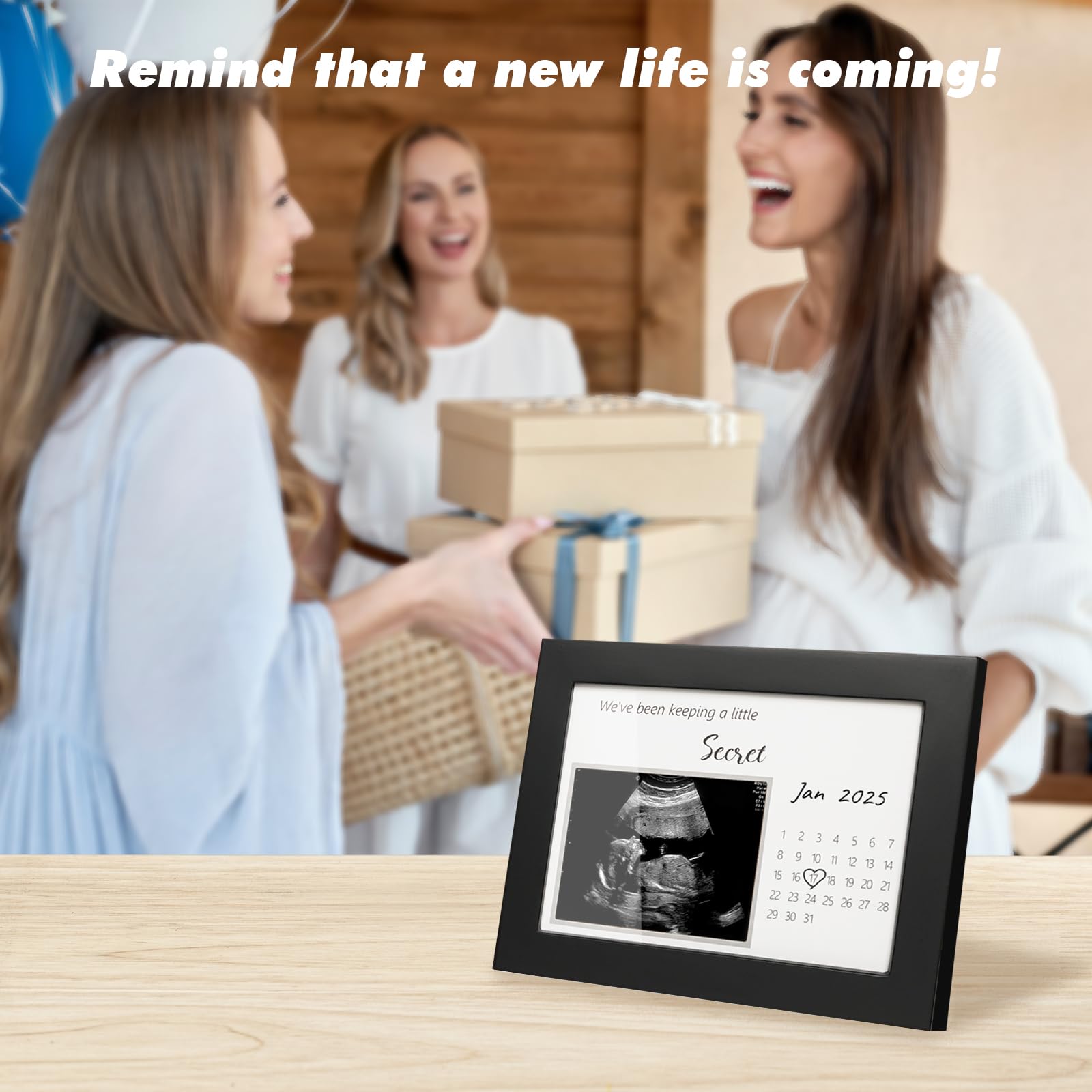 Snapklik.com : HAMUIERS Pregnancy Announcement Ultrasound Sonogram ...