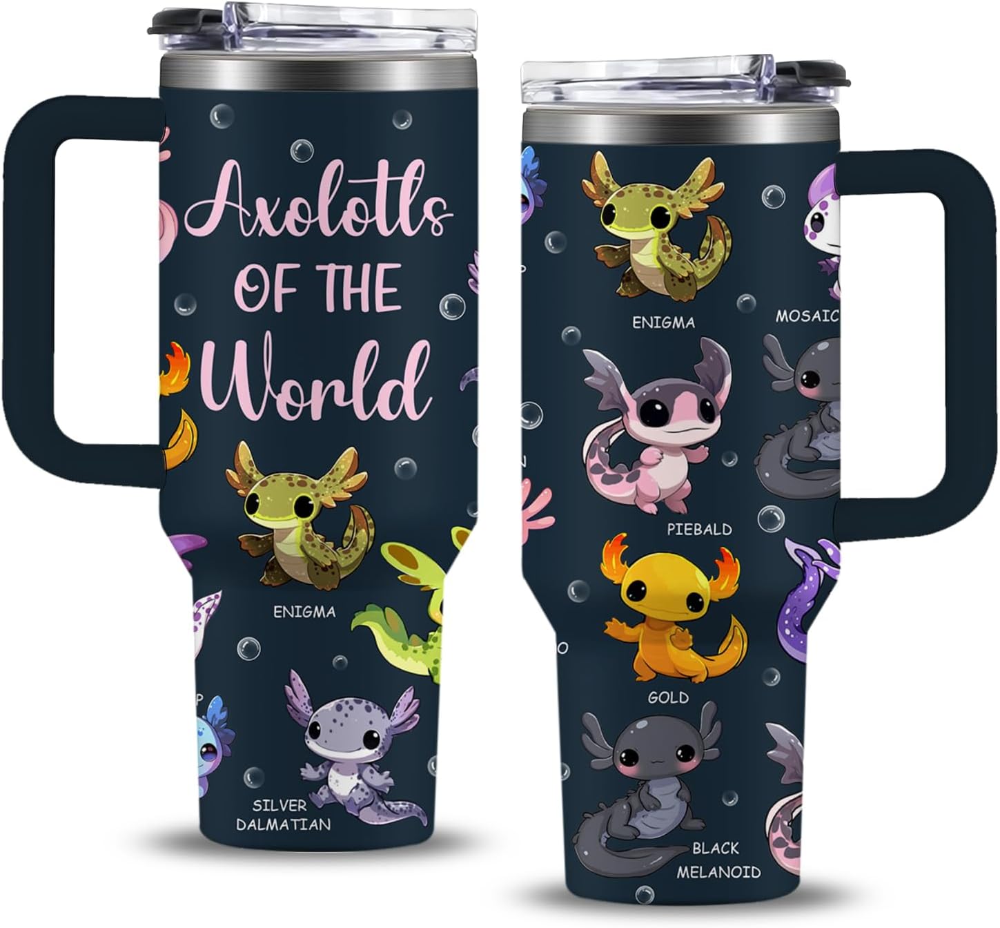 Amazon.com: Axolotl Gifts, 40oz Axolotls of The World Axolotl Tumbler ...