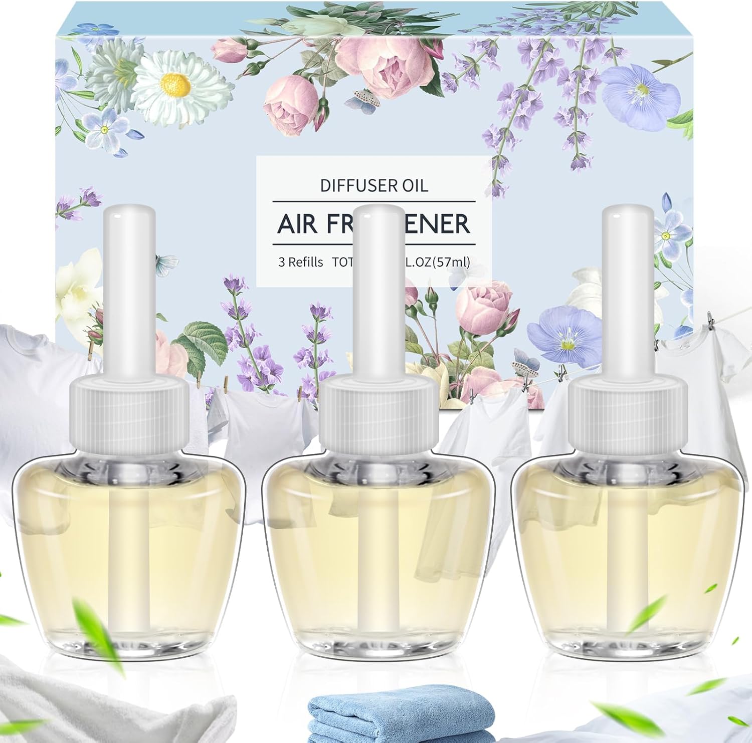 Scent-Hi Plug in Air Freshener Refills, Plug in Diffuser Refill Scent 3 ...