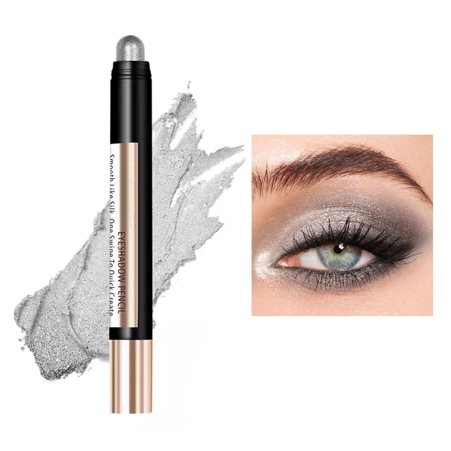 Outfmvch Waterproof Highlight Pen Eyeshadow Stick, Long Lasting Smudge ...