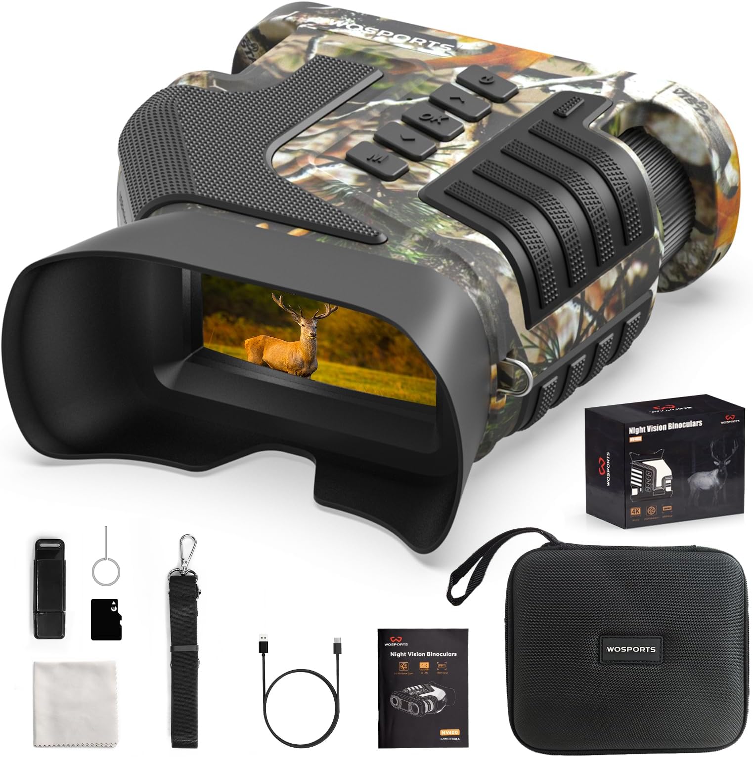 Amazon.com: AKASO Seemor-200 Night Vision Goggles - 4K Full Color Night ...