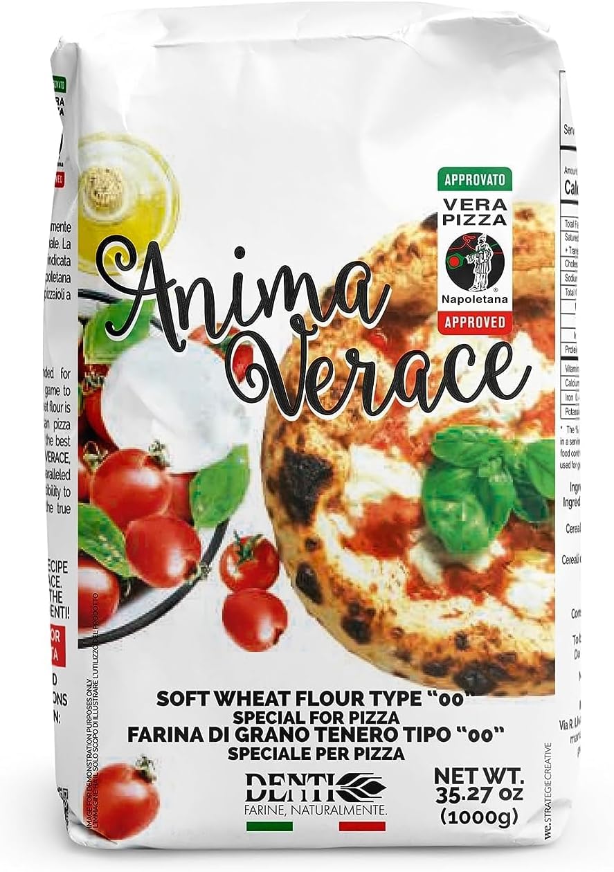 Amazon.com : Antimo Caputo Pizzeria Flour Blue, 11 Pound (5Kg) Bag ...