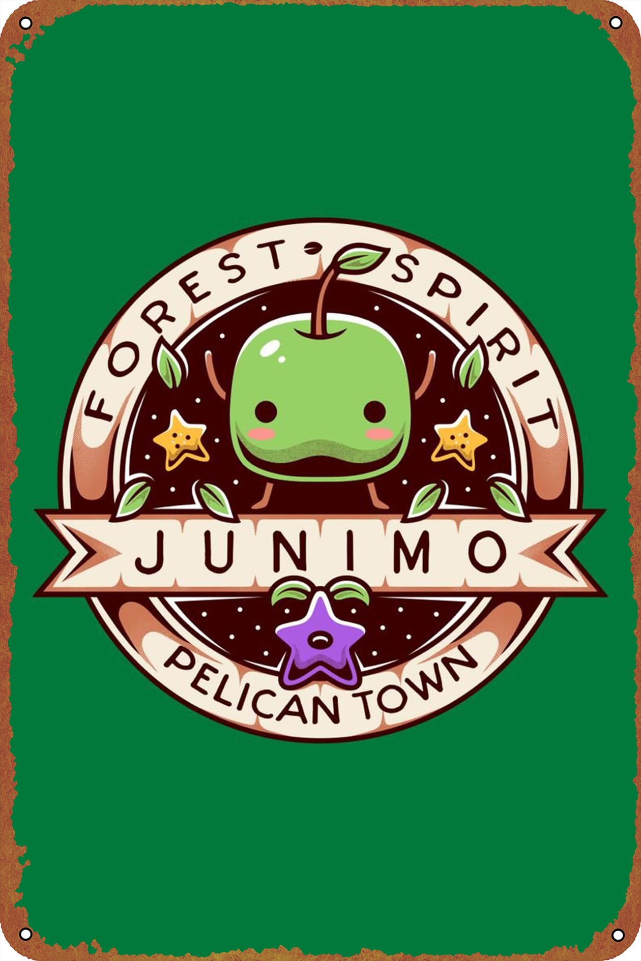 Amazon.com : Stardew Valley Junimo Art Game Poster Tin Sign Cafe bar ...