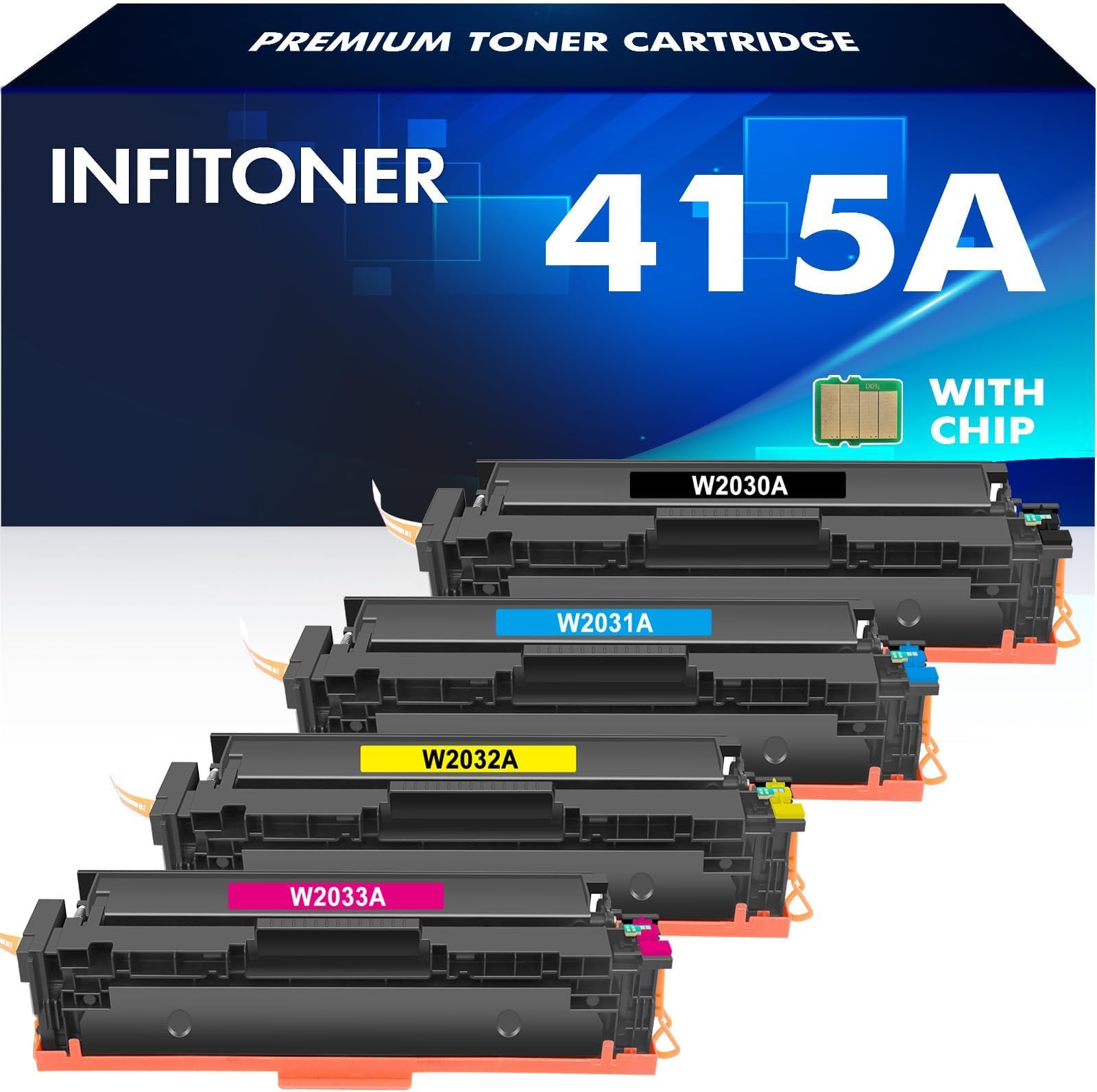 HP 415X (W2030X) Original Toner Schwarz mit hoher Reichweite für HP ...