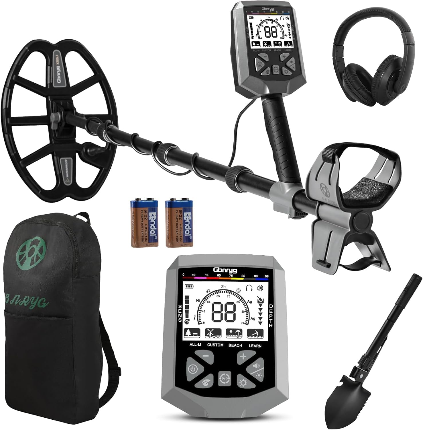 Amazon.com : Gbnryg Professional Metal Detector for Adults-12 IP68 ...