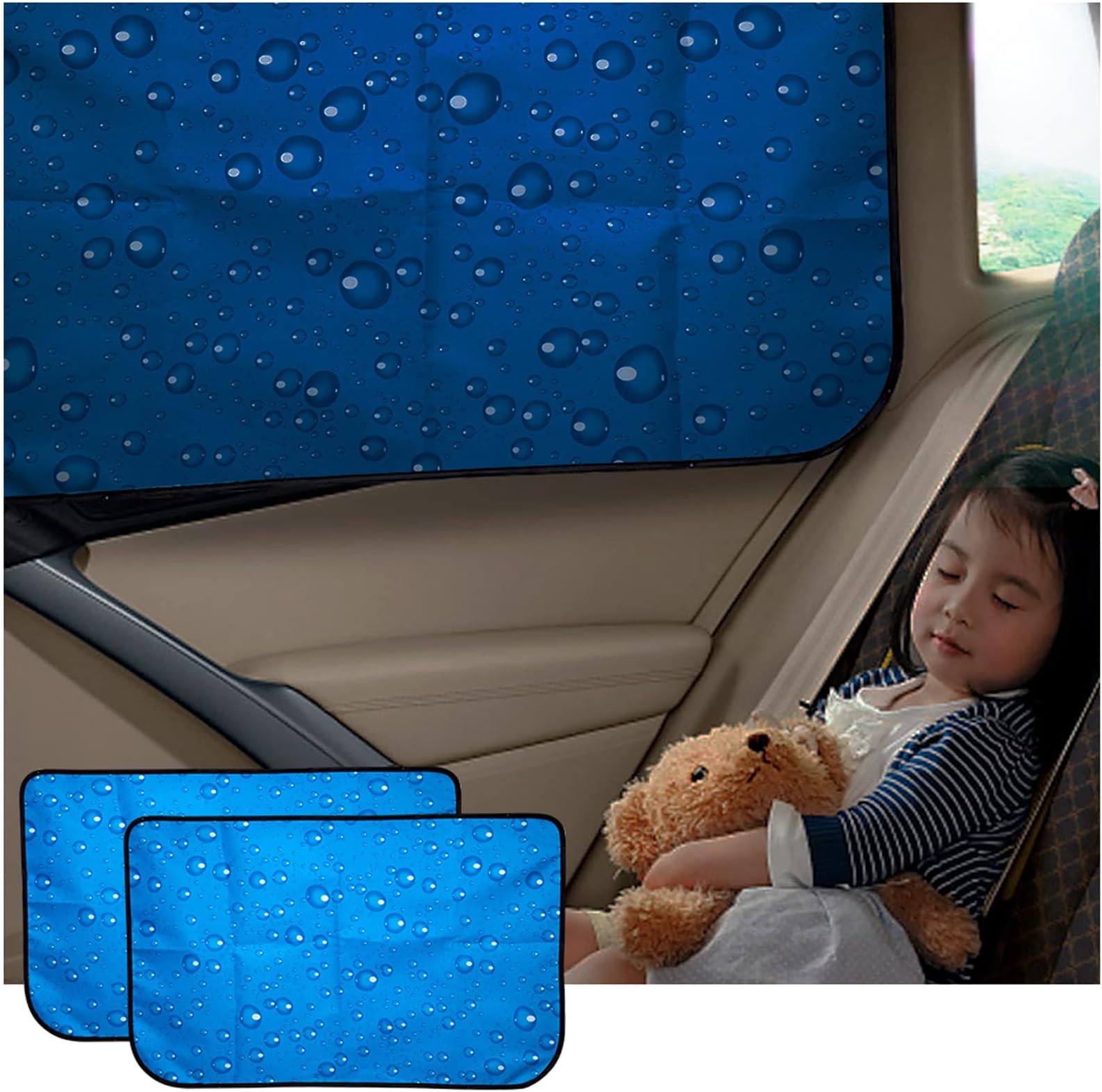Amazon.com: MOVINPE Car Window Shade for Baby, 2-Pack Breathable Mesh ...