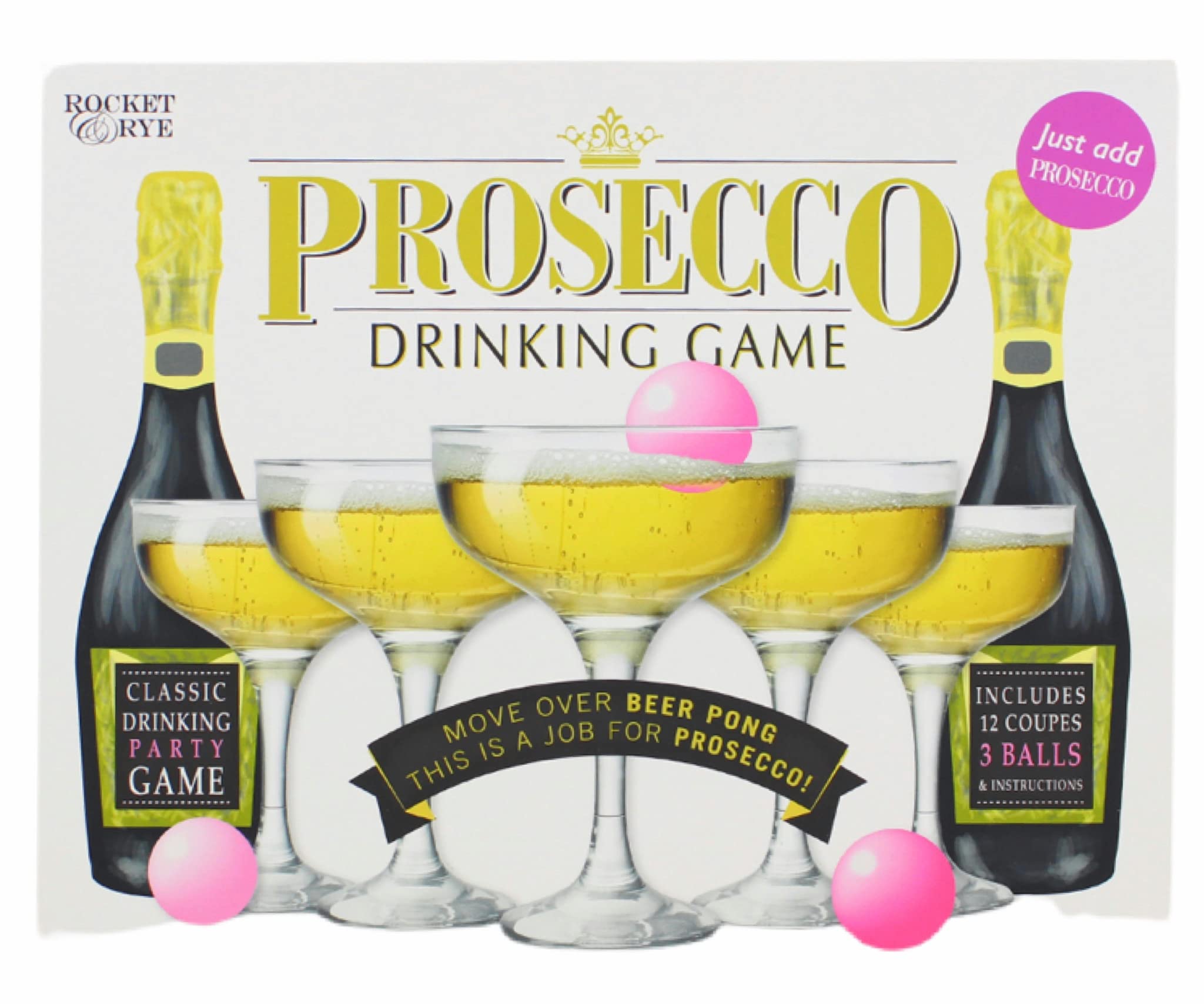 Buy eBoutik - The Games Company Party Drinking Game Pong/Prosecco ...