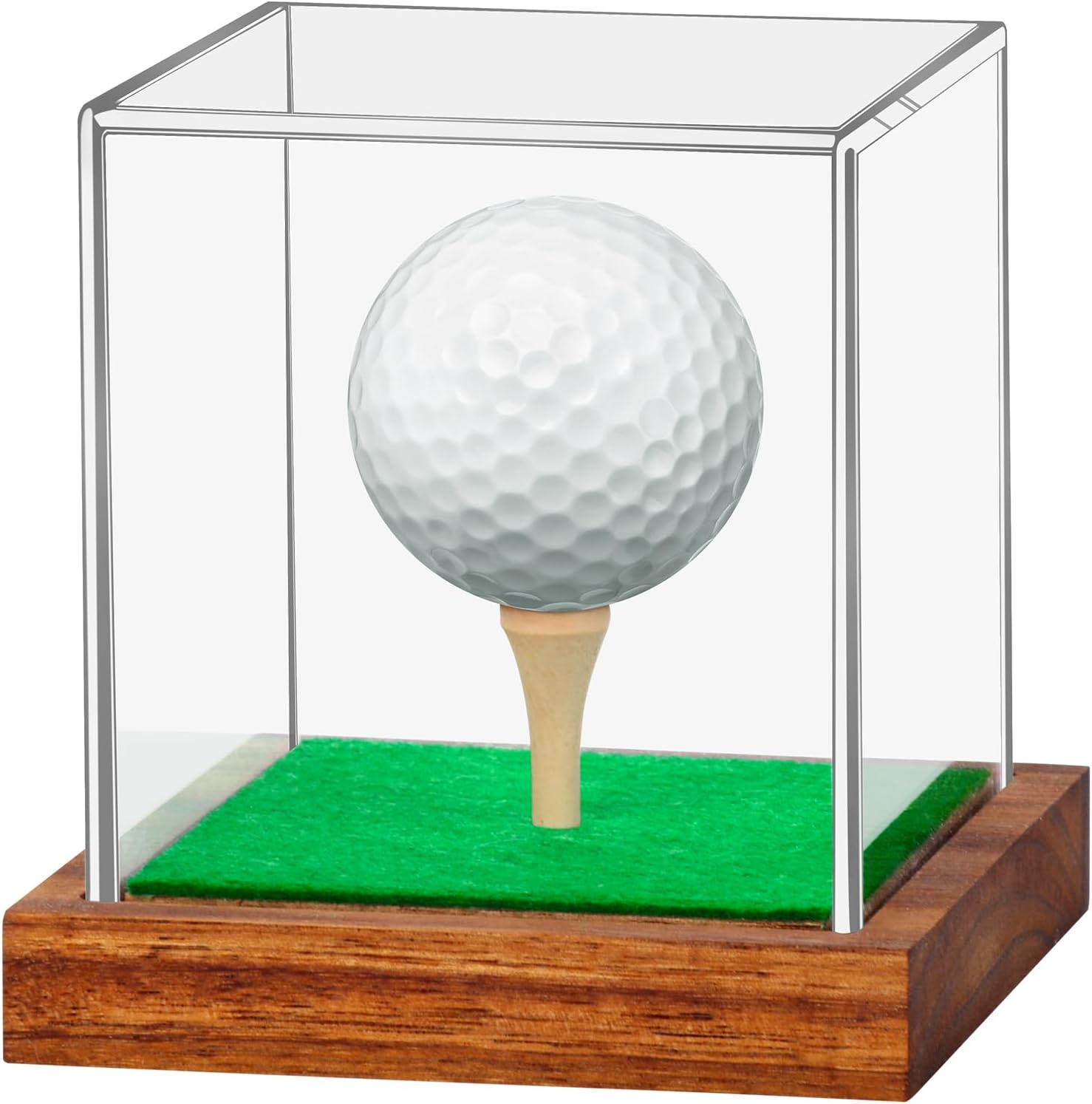 Amazon.com: VOFSBSFE Clear Acrylic Hole-in-One Golf Ball Display Case ...