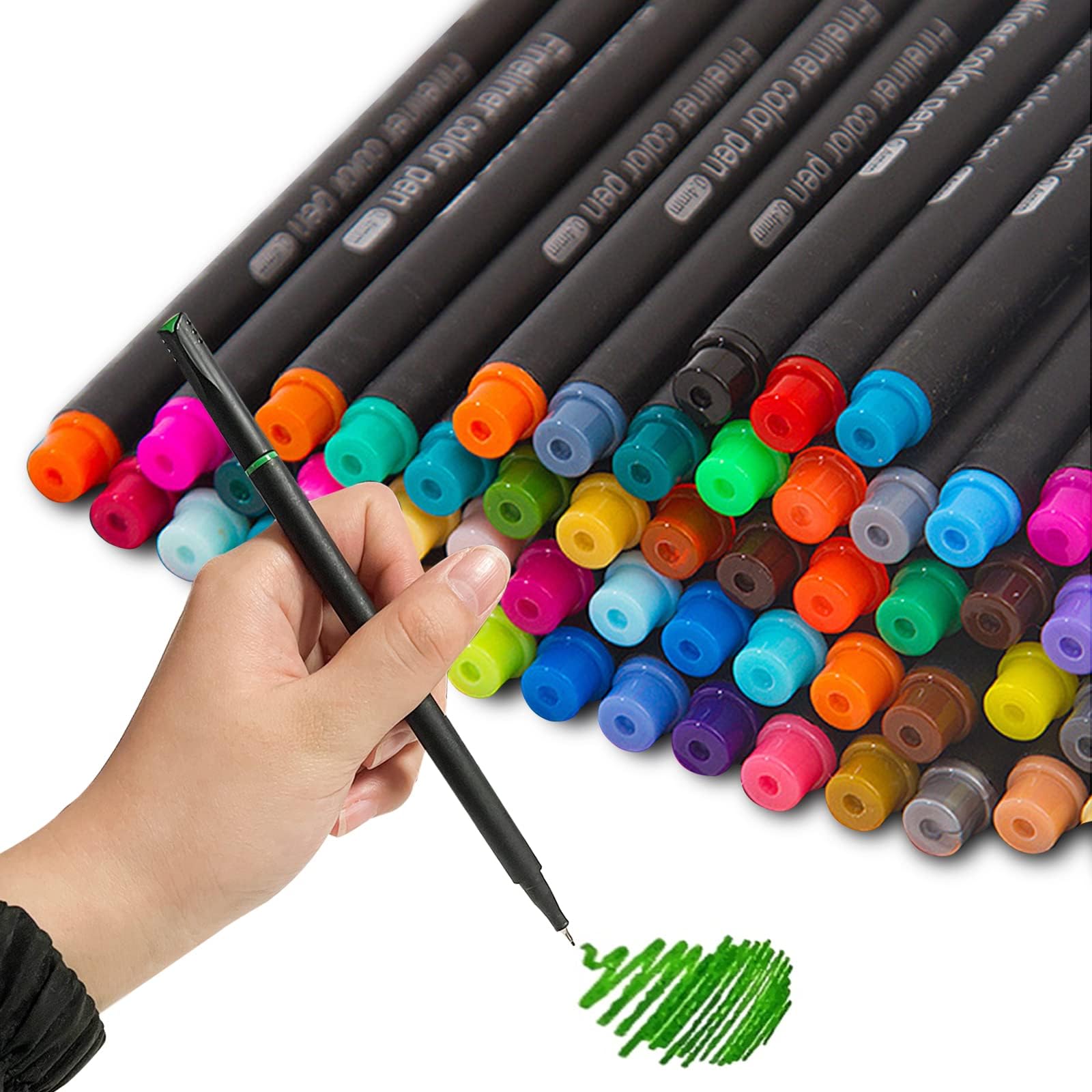 Amazon.com: Colored Pens Journal Pens Fineliner Pens Fine Point Drawing ...