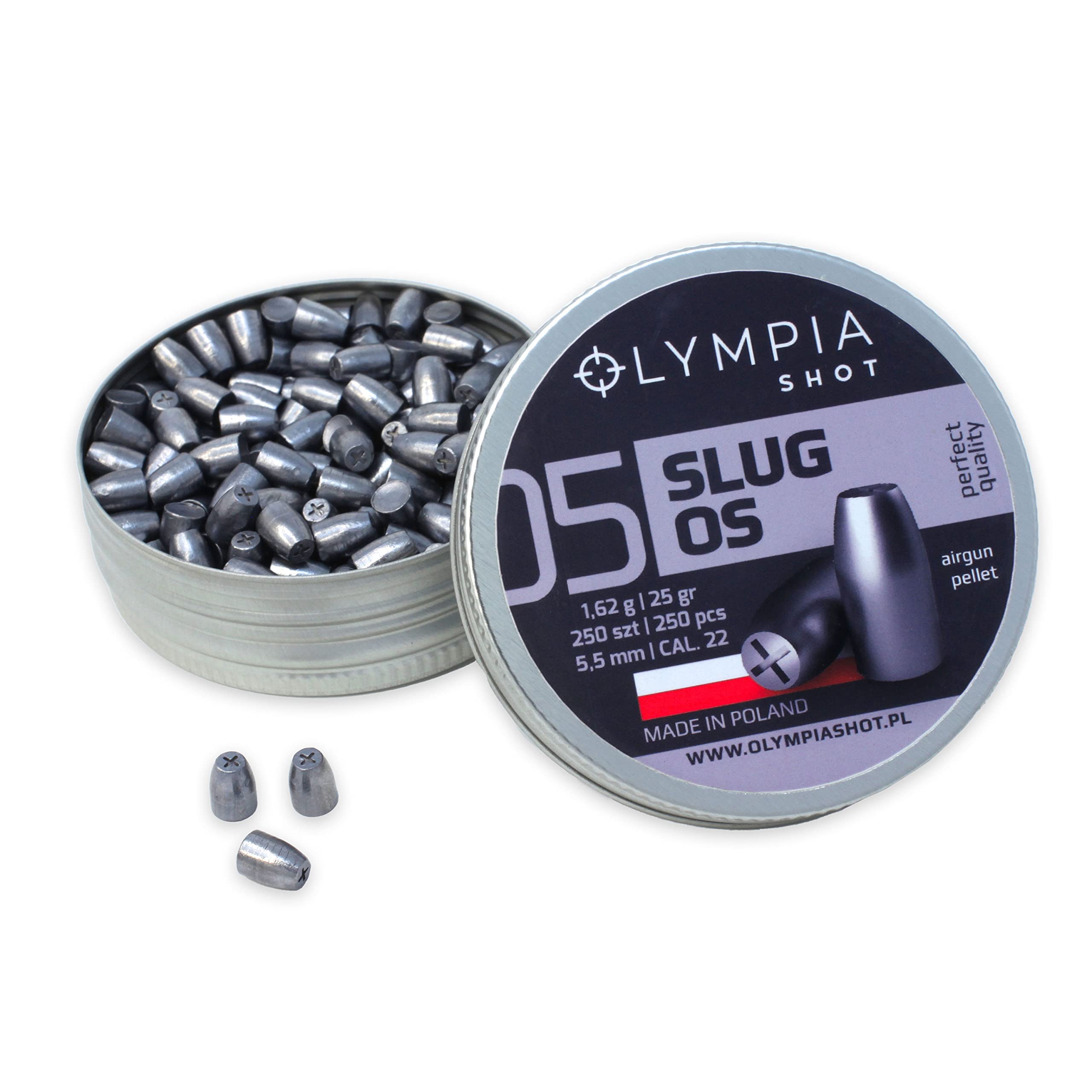 Snapklik.com : Olympia Shot Slug OS Air Gun Pellets .22 Caliber