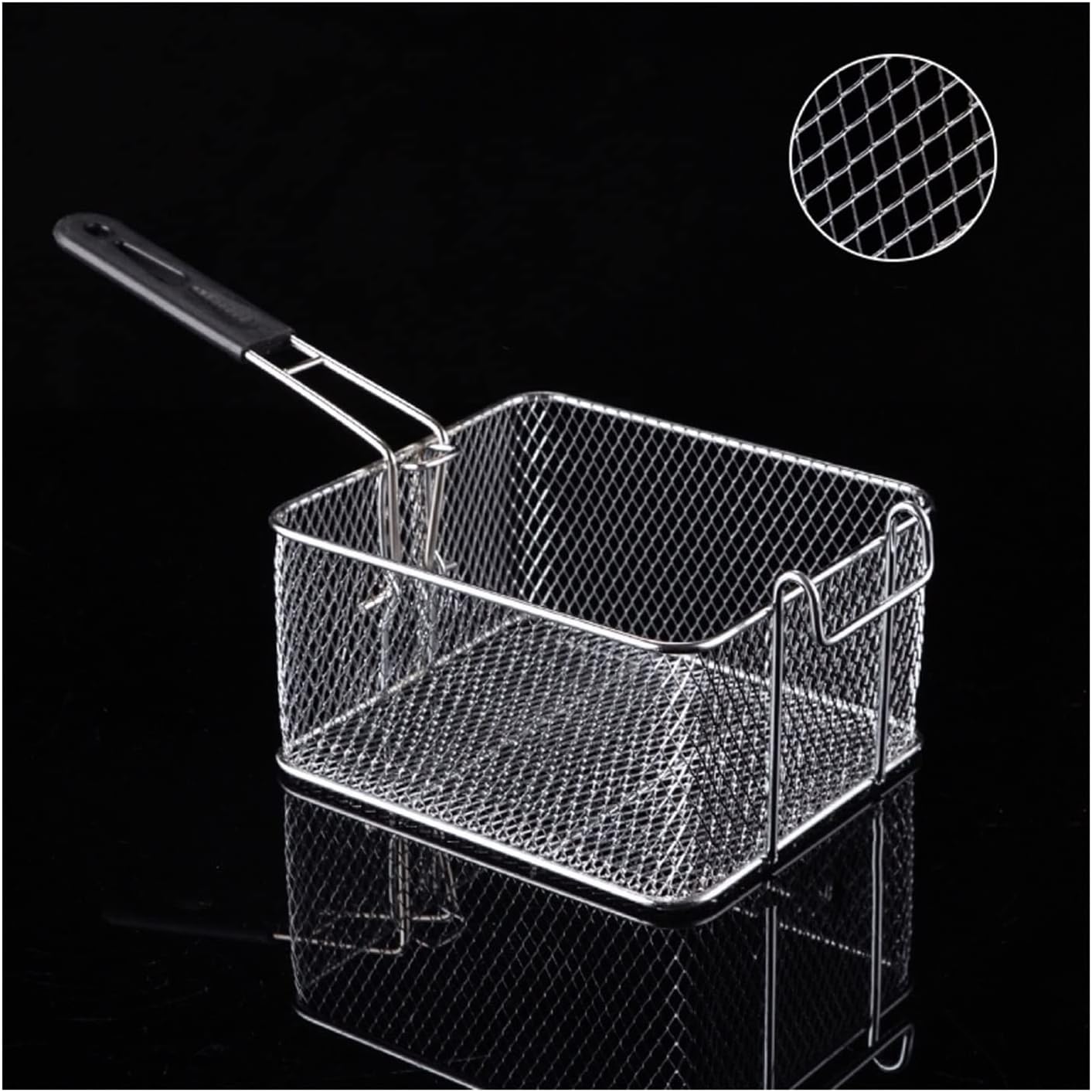 Panier à Frites en Acier Friture Friture en acier inoxydable Banque de ...
