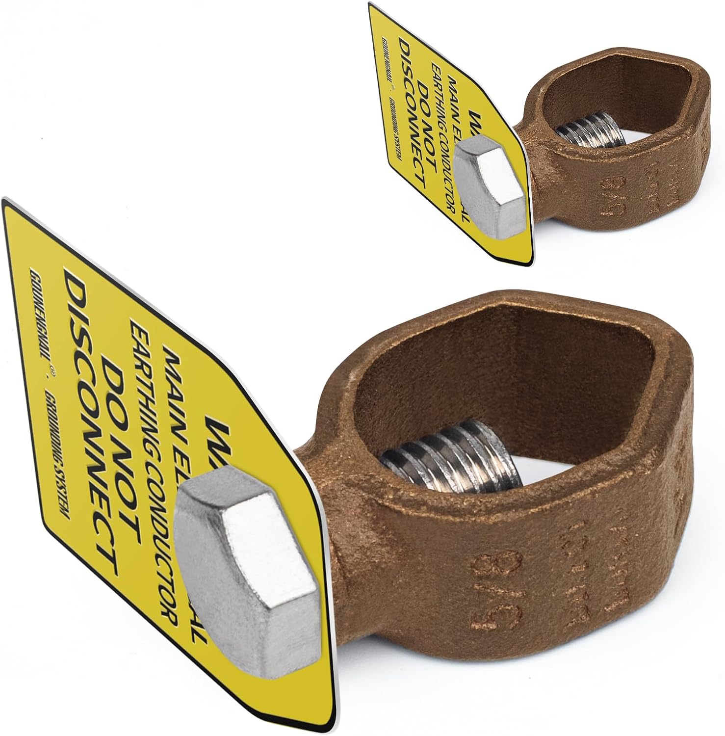 2Pcs C&UL Listed Alloy Copper Ground Rod Clamp,Meeting Code UL-467 ...