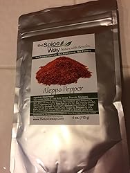 Amazon.com : The Spice Way - Premium Aleppo Pepper Ground |4 oz ...