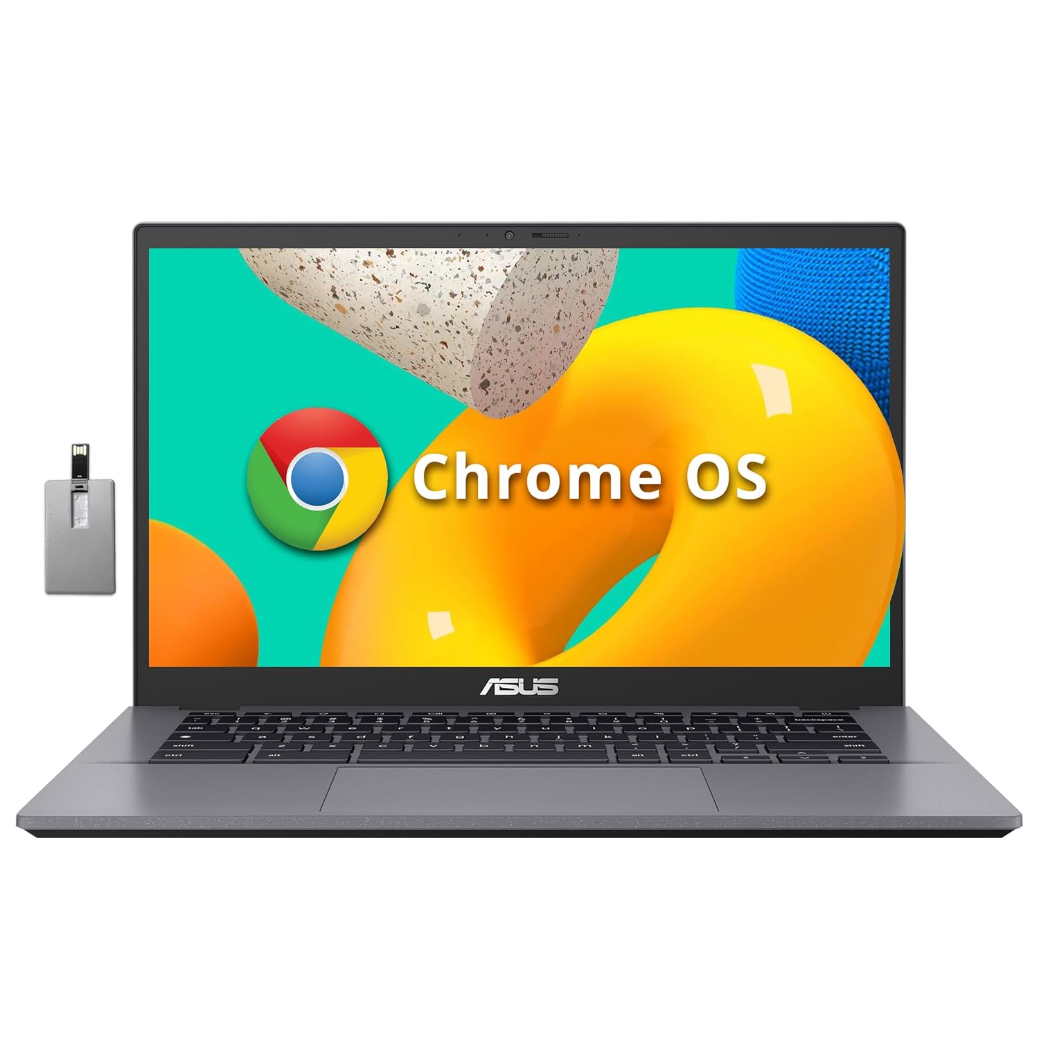 ASUS Chromebook Plus CX34 14" FHD Laptop, Intel Core i3 1215U, 8GB ...
