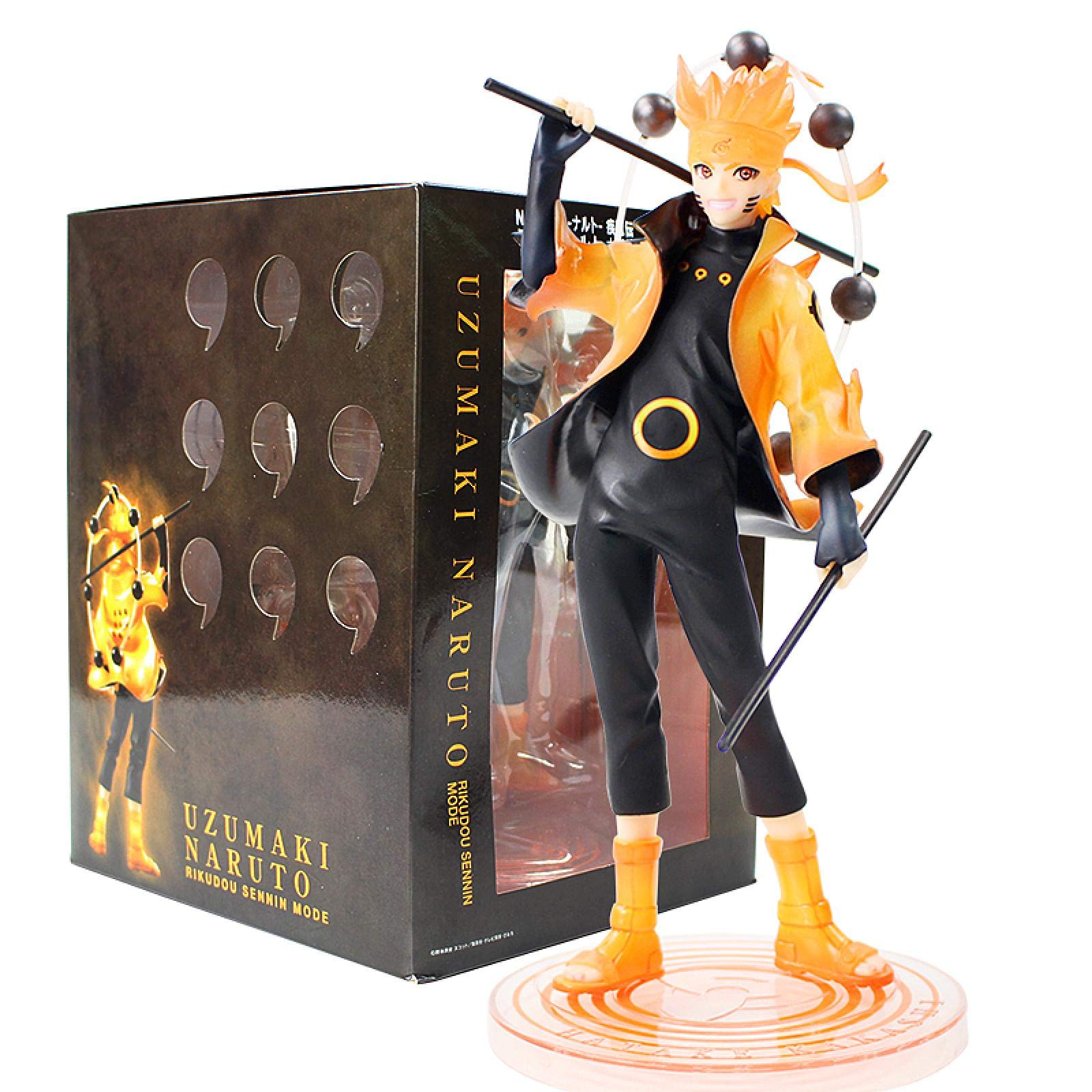 Buy 20Cm Naruto Shippuden Statue Uzumaki Naruto Six Paths Sage Figure ...