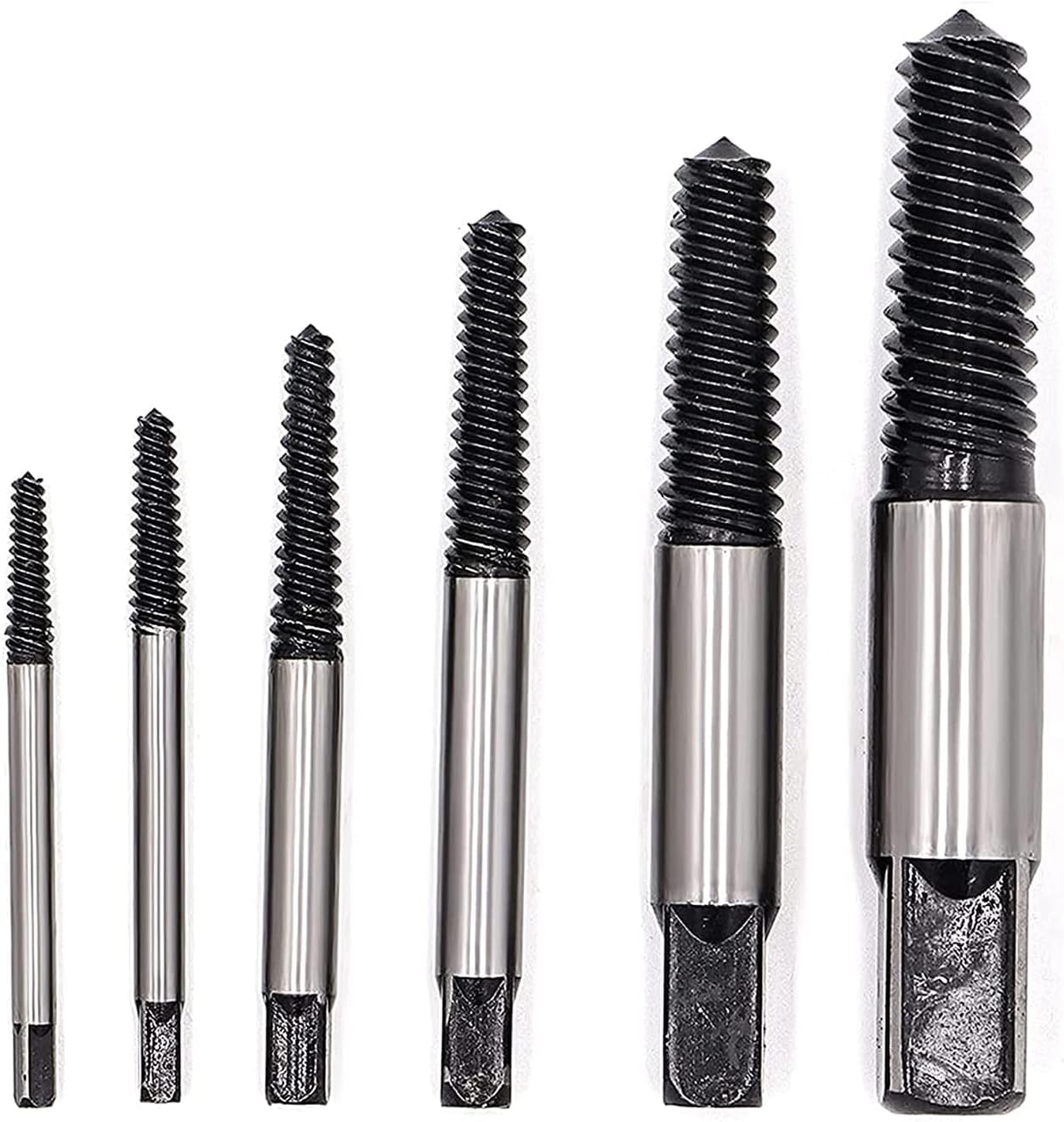 Inditrust 6 Pcs Broken Bolt Extractor Kit, Pipe Screw Extractor Set ...