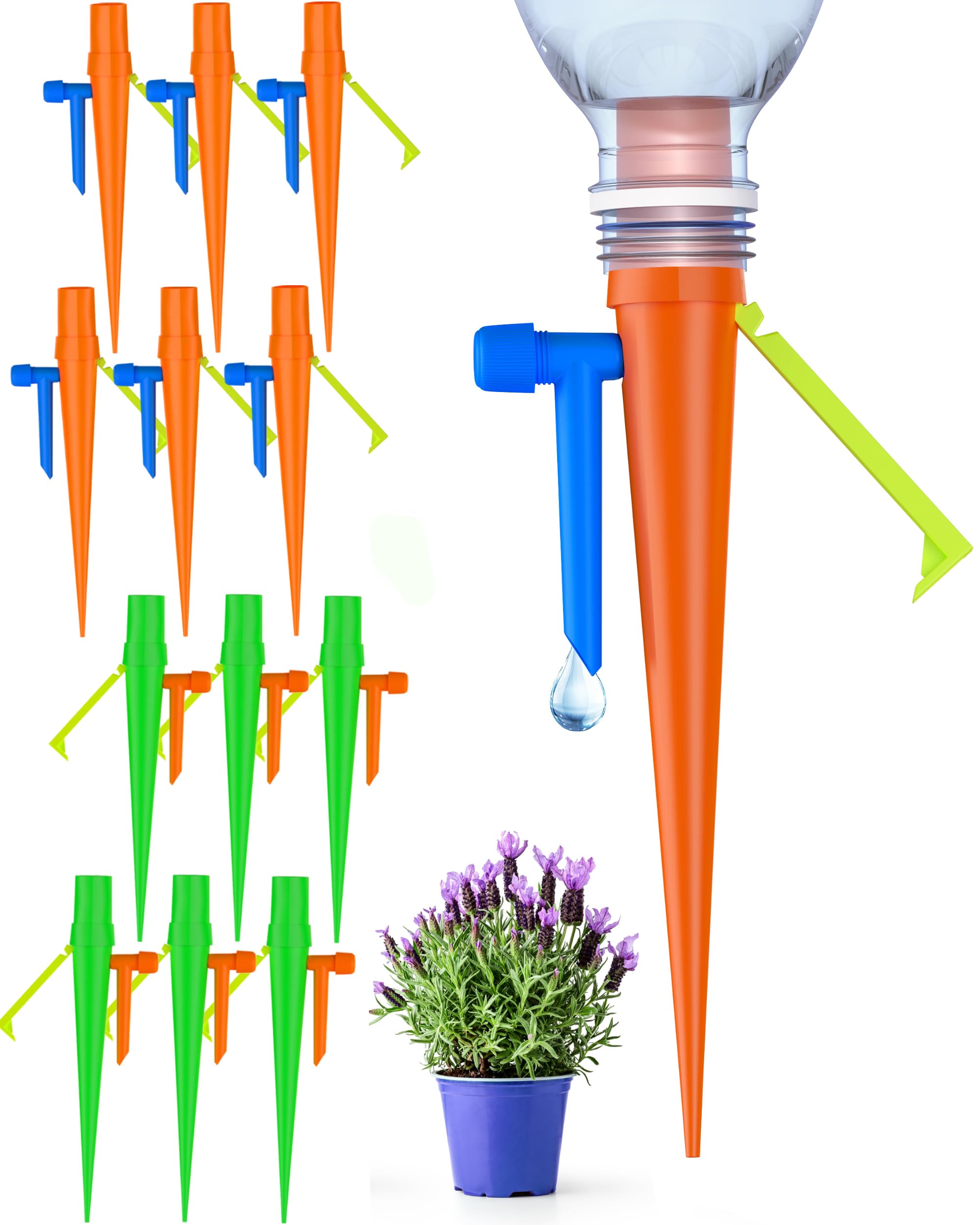 Slow Drip Watering System Fraigo Drip Irrigation Kit, 12 Automatic