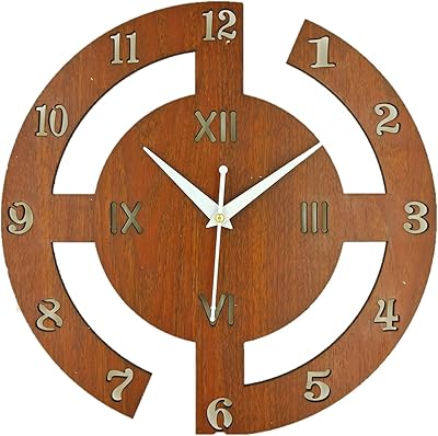 Amazon.com: Eruner 24 Inch Vintage Wall Clocks Battery Operated,Retro ...