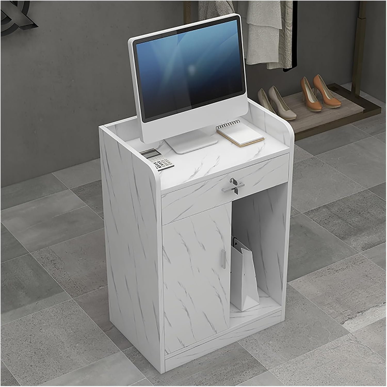 Reception Desk Checkout Counter Hutch,Simple Cashier Nepal | Ubuy