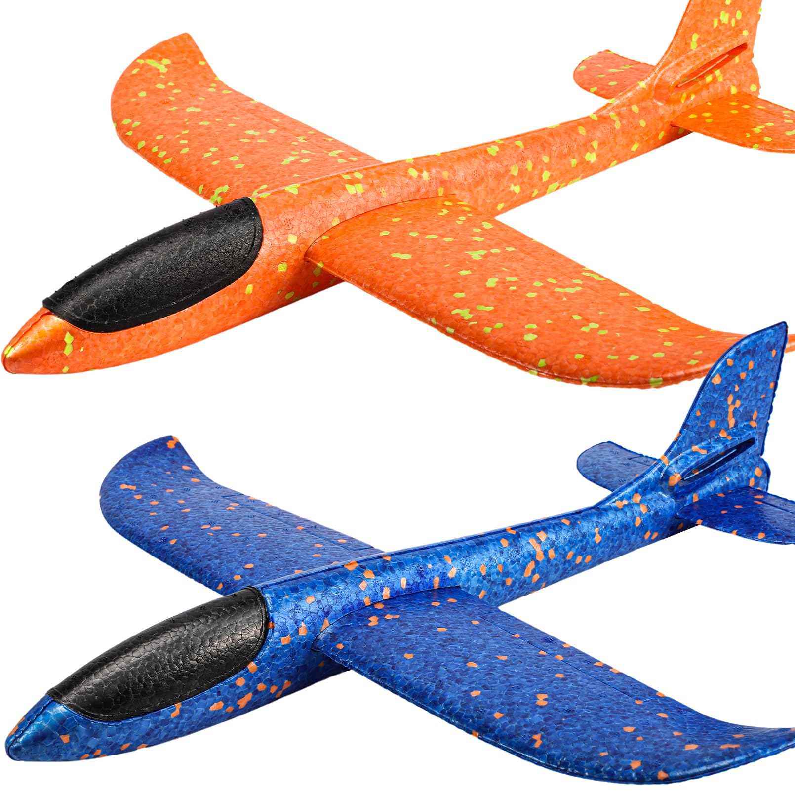 Amazon.com: Vyndicca 2 Pack Airplane Toys,17.5" Large Throwing Foam ...