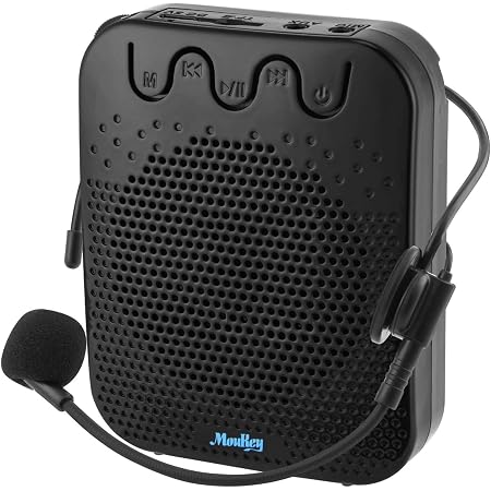 SHIDU Portable Mini Voice Amplifier with Wired Microphone Headset and ...
