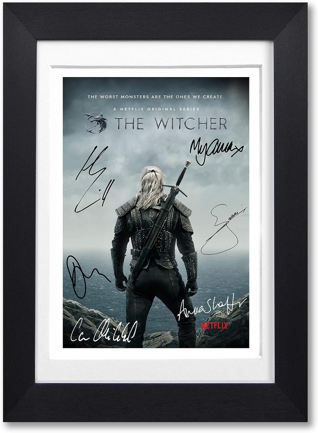 The Witcher Cast Signed Autograph A4 Poster Photo Print TV Show Series ...