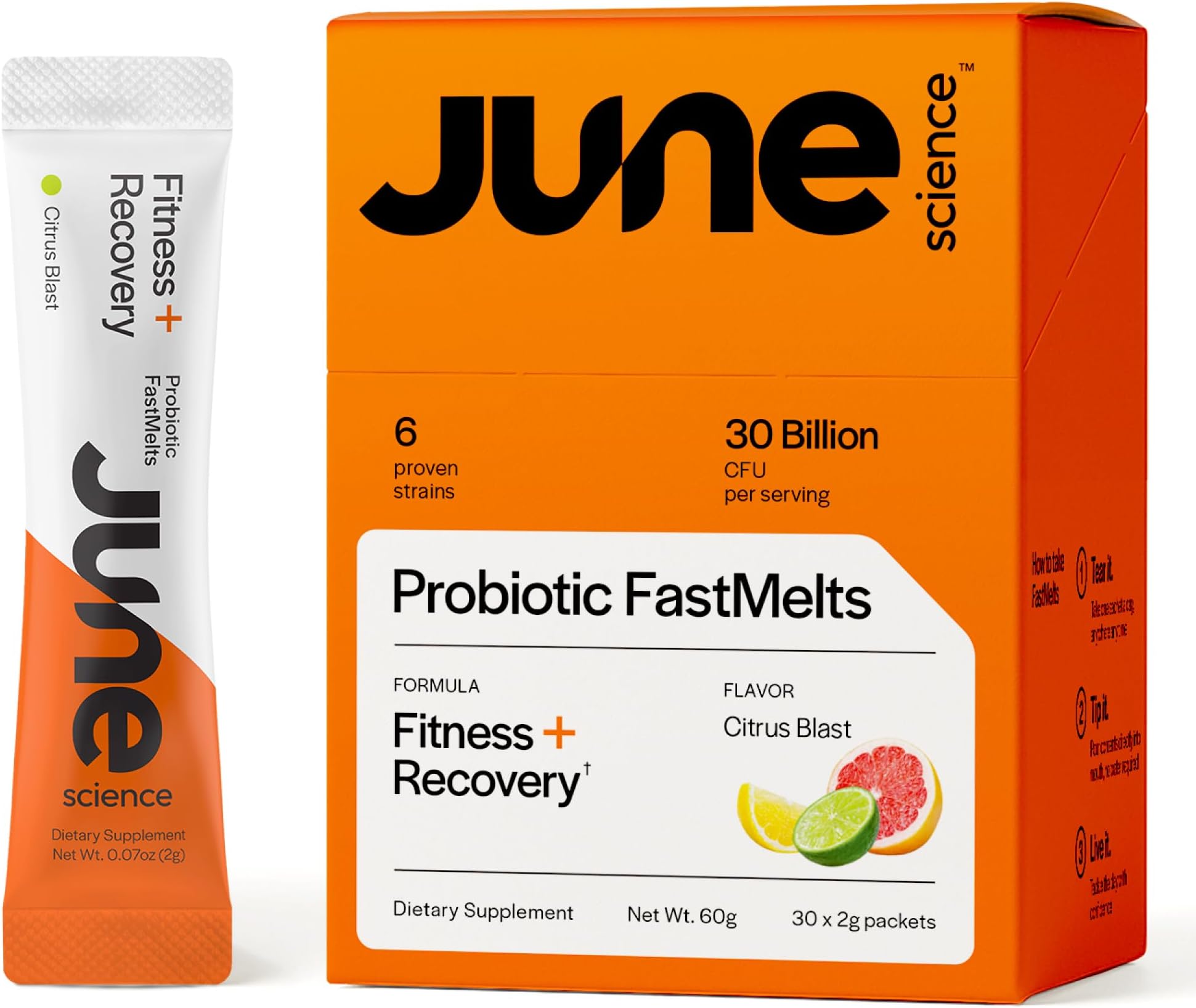 Amazon.com: June Science Travel + Defense | Fast Melt Pre + Probiotic ...