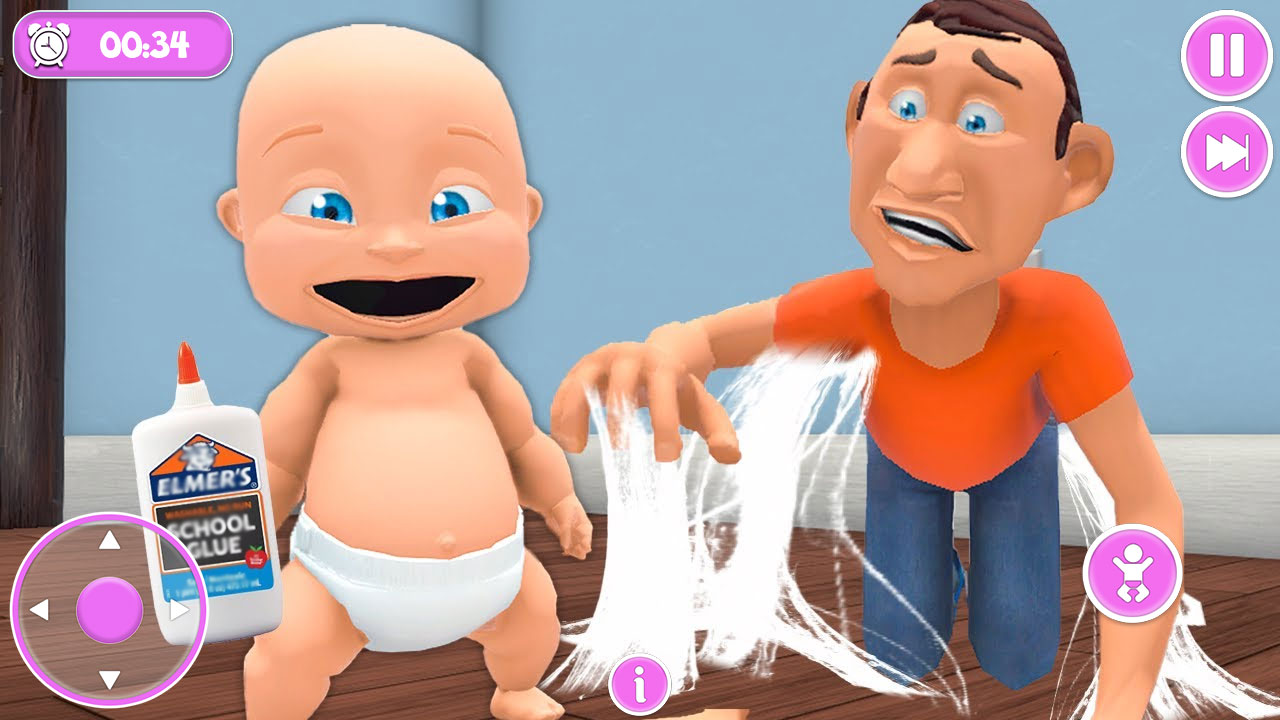Who’s your Virtual Dad and Naughty Baby 2 Fun Simulator: Find your Naughty Newborn Baby and ...