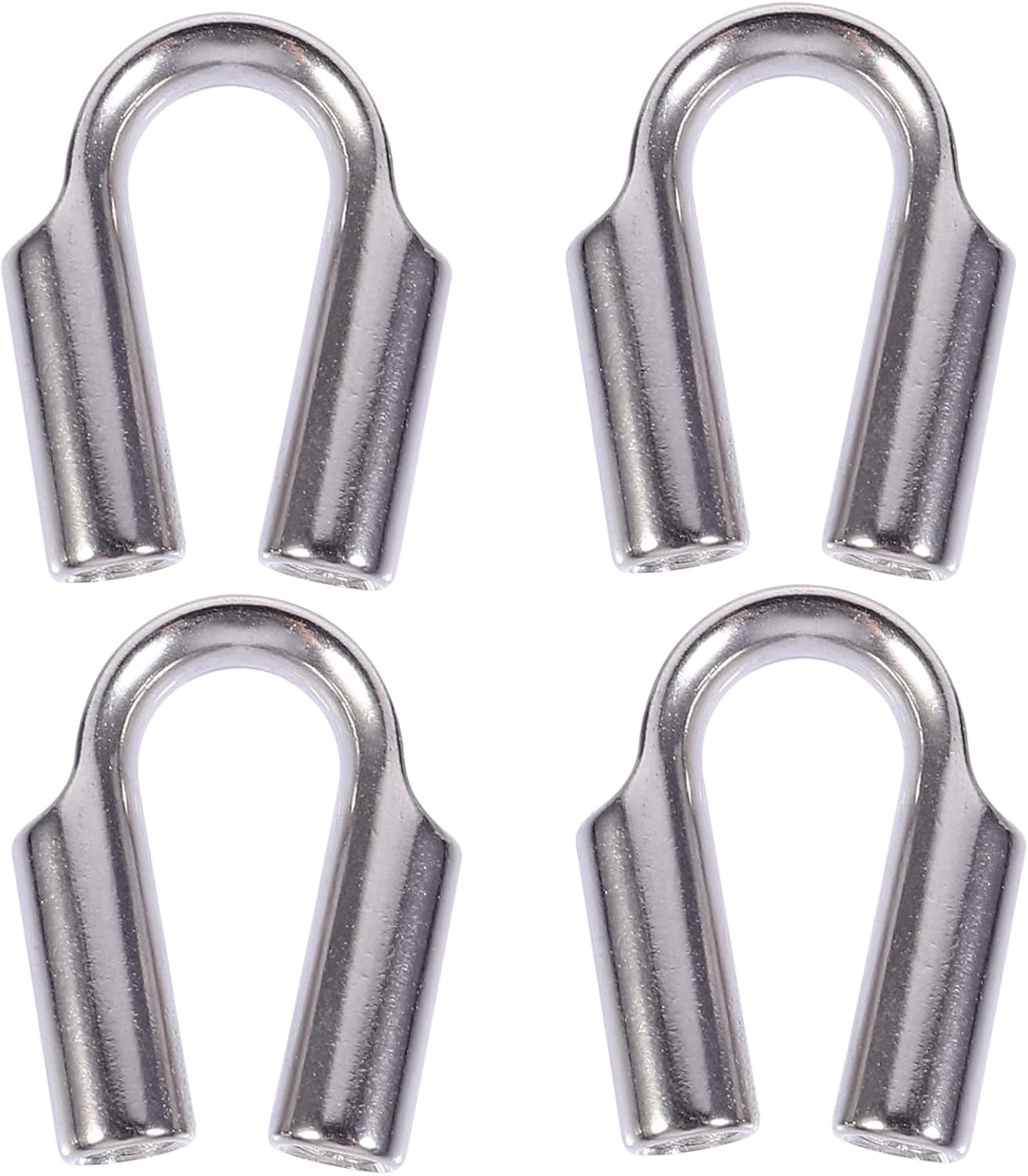 Amazon | NUOBESTY 4個製ワイヤーロープスリーブ プロフェッショナルケーブル固定用 | リンクチェーン