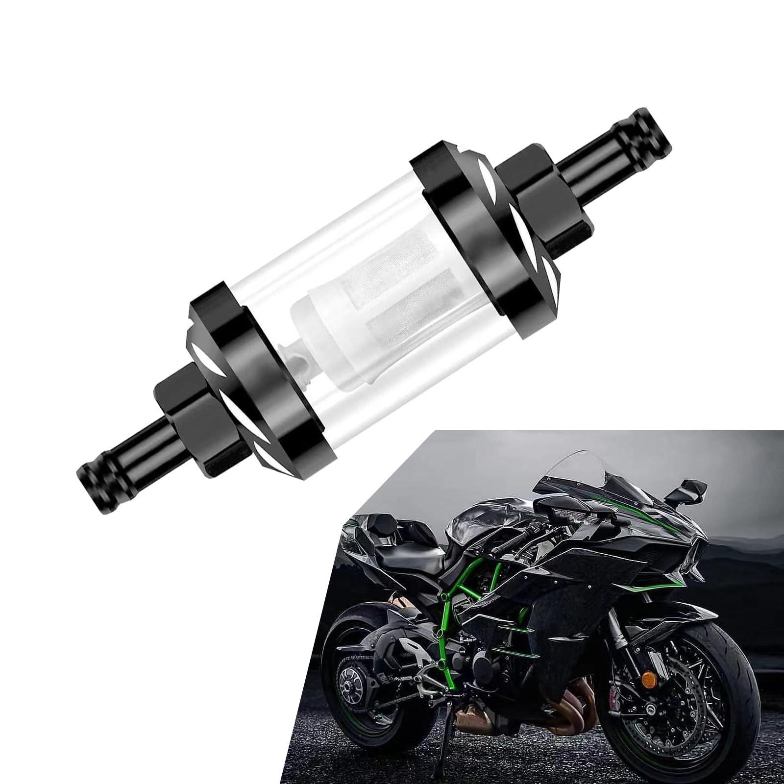 Amazon.com: leediga 1 PC Motorcycle Gasoline Filter Cup, Removable ...