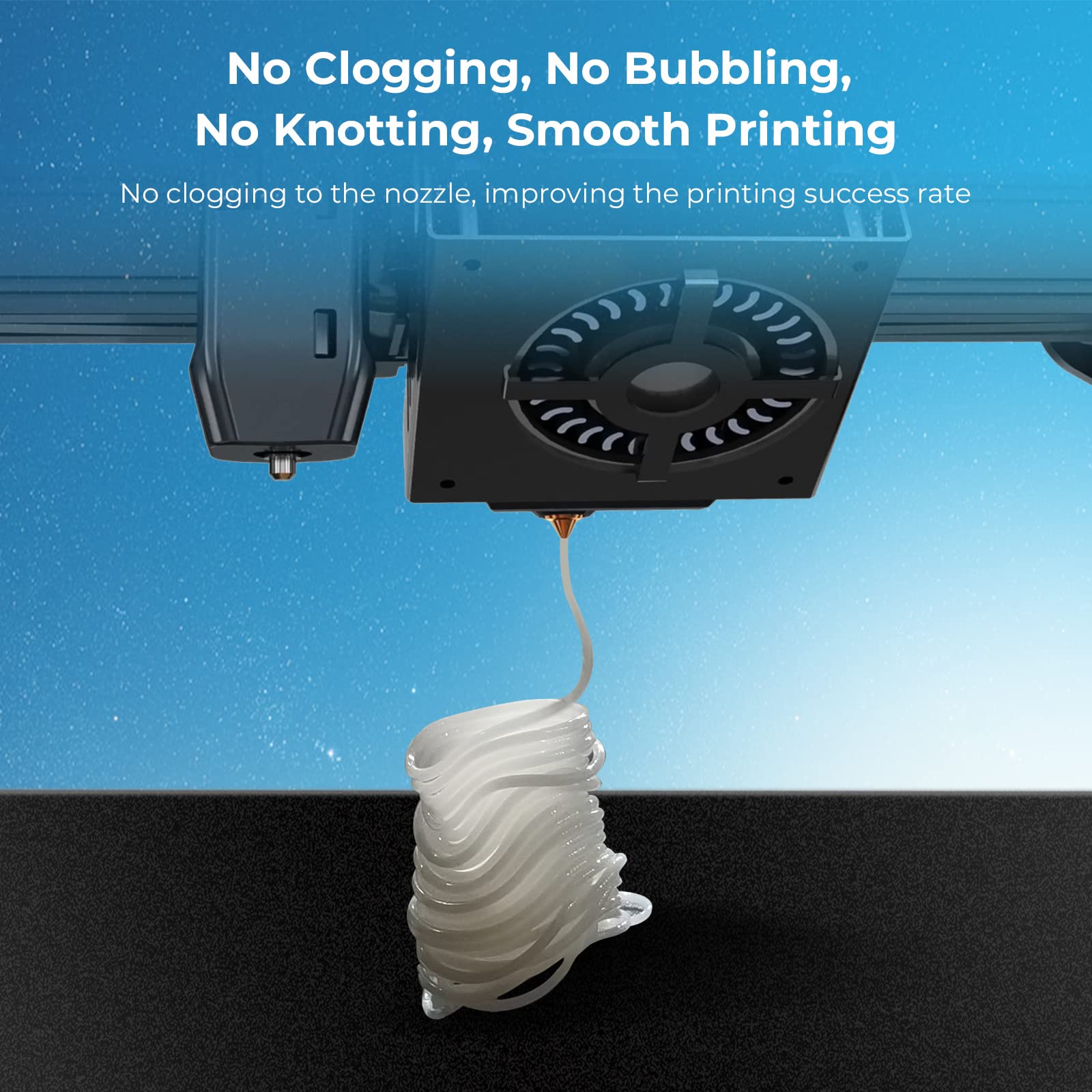 Creality PLA Filament 1.75mm, Upgrade PLA+ Filament Strong Toughness No ...