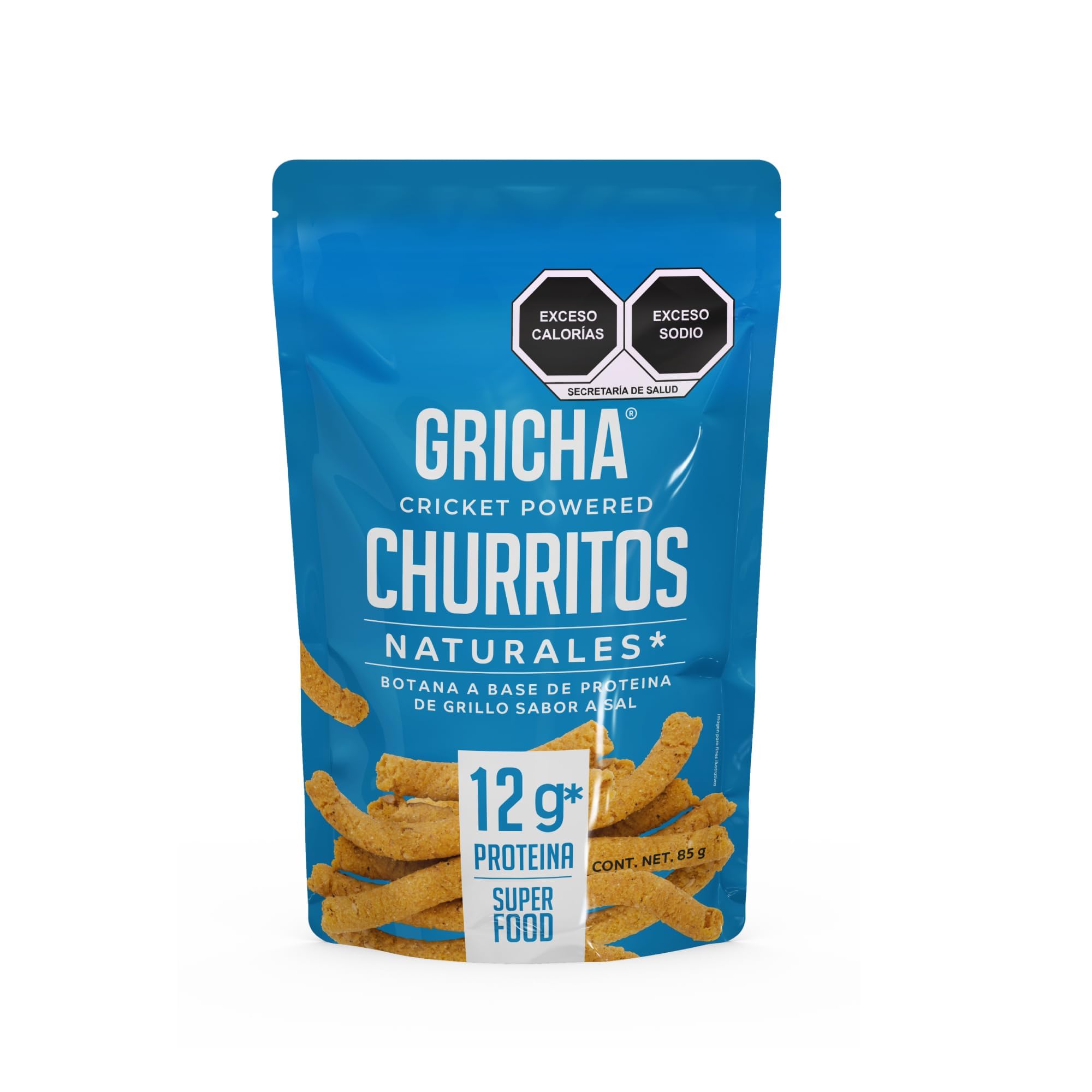Gricha, Churritos con Proteina, Sin Gluten, Sin Soya, Super Food, Como ...