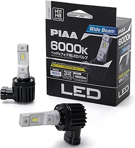 Amazon | PIAA(ピア) 車用 バルブ ヘッドライト/フォグランプ用 LED 6000K 〈コントローラーレスタイプ〉 12V 17W 4500lm H8/H9/H11/H16 車検 ...