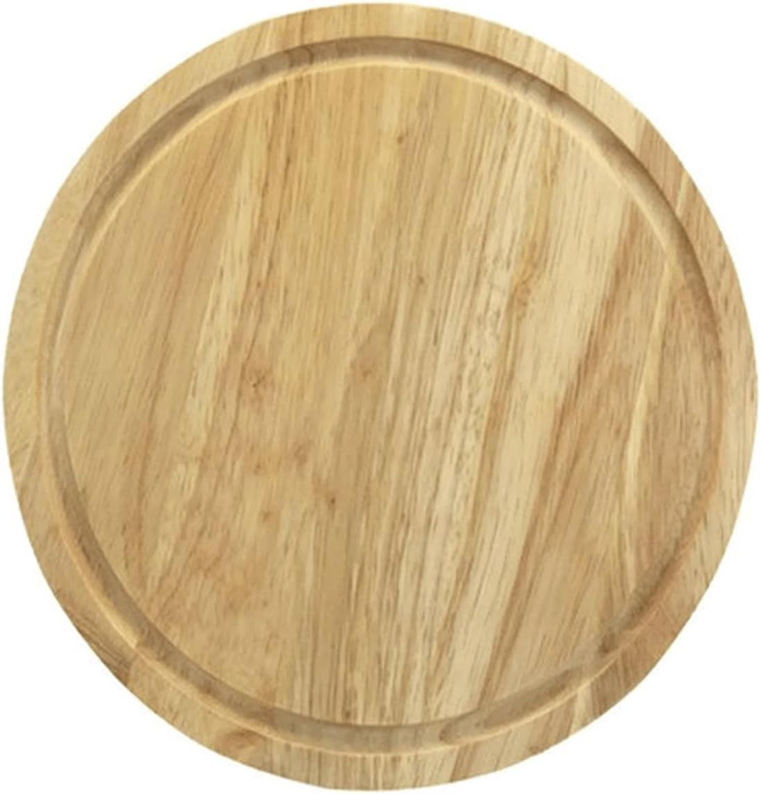 MRRIGHTPRICE 25cm Round Chopping Board Wooden Bread Veg Food Cutting ...