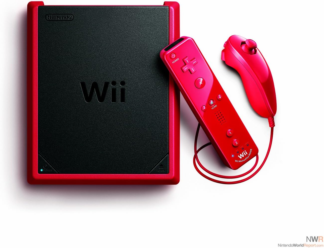 Nintendo Wii - Consola Mini, Color Rojo : Amazon.es: Videojuegos