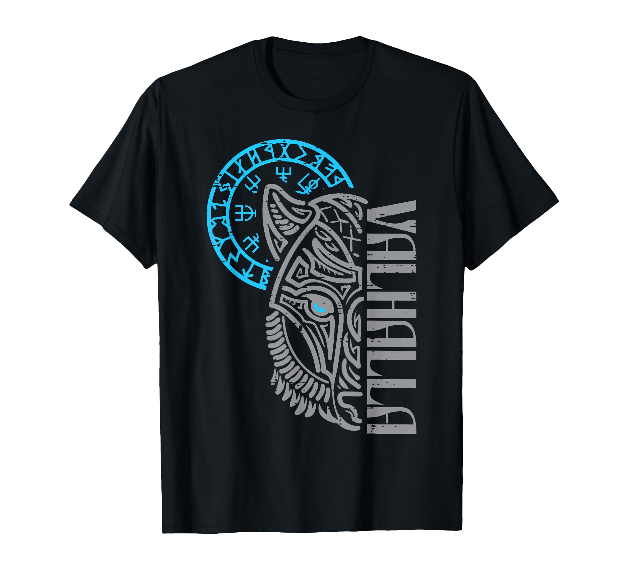 Amazon.com: Viking Valhalla Wolf Mask Norse Mythology Men Women Kids T ...